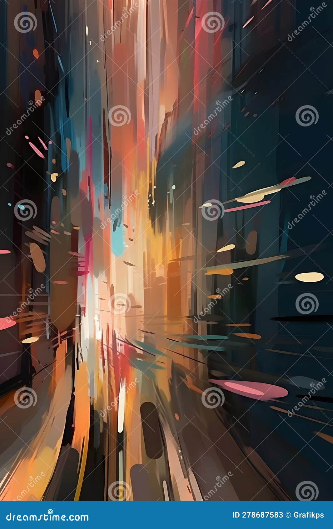 Colorful, Vibrant Abstraction Background that is a True Explosion of ...
