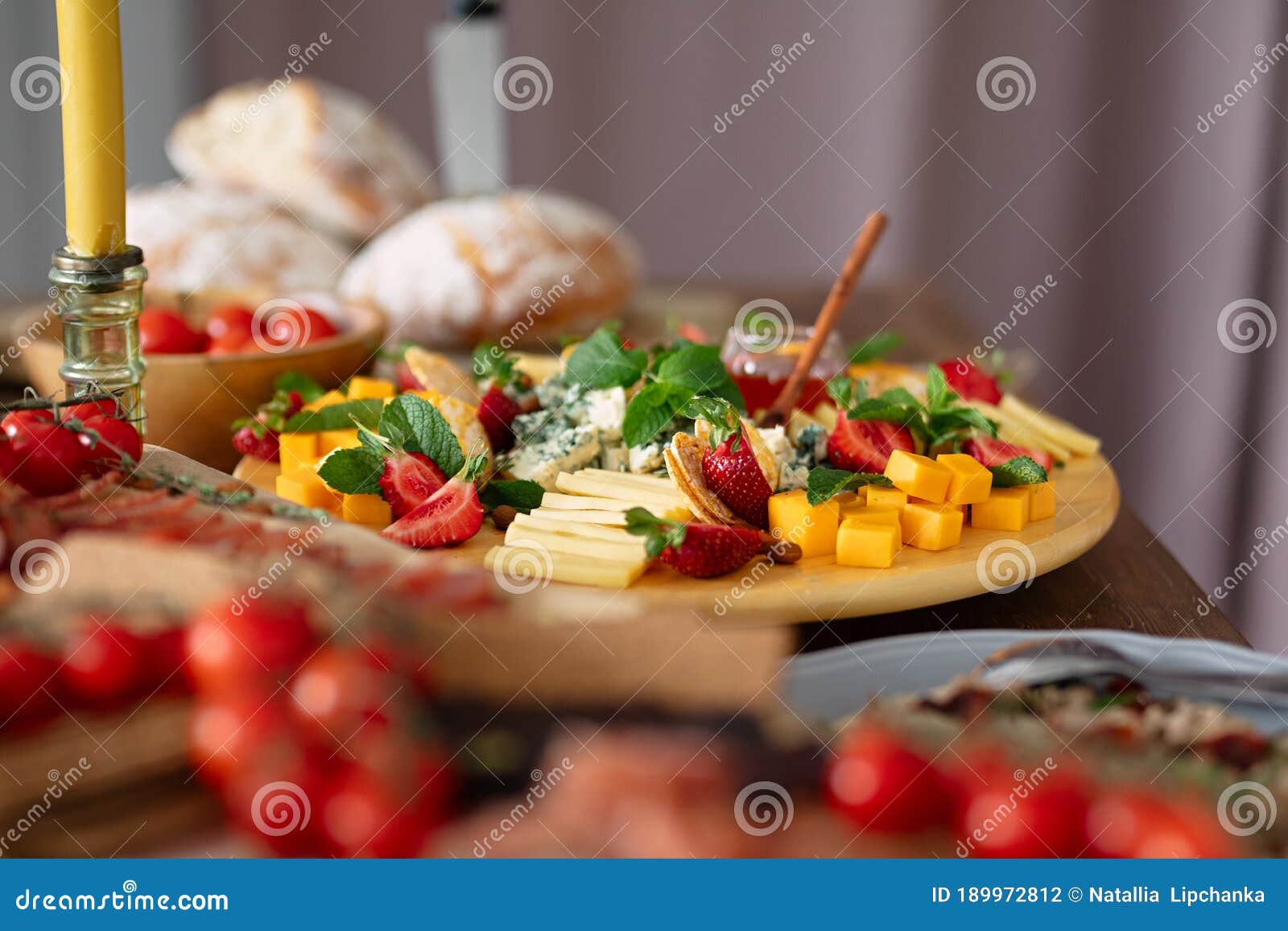 Colorful and Vibrant Food ,assorted Mint, Cheese and Fruit, Diced Food ...