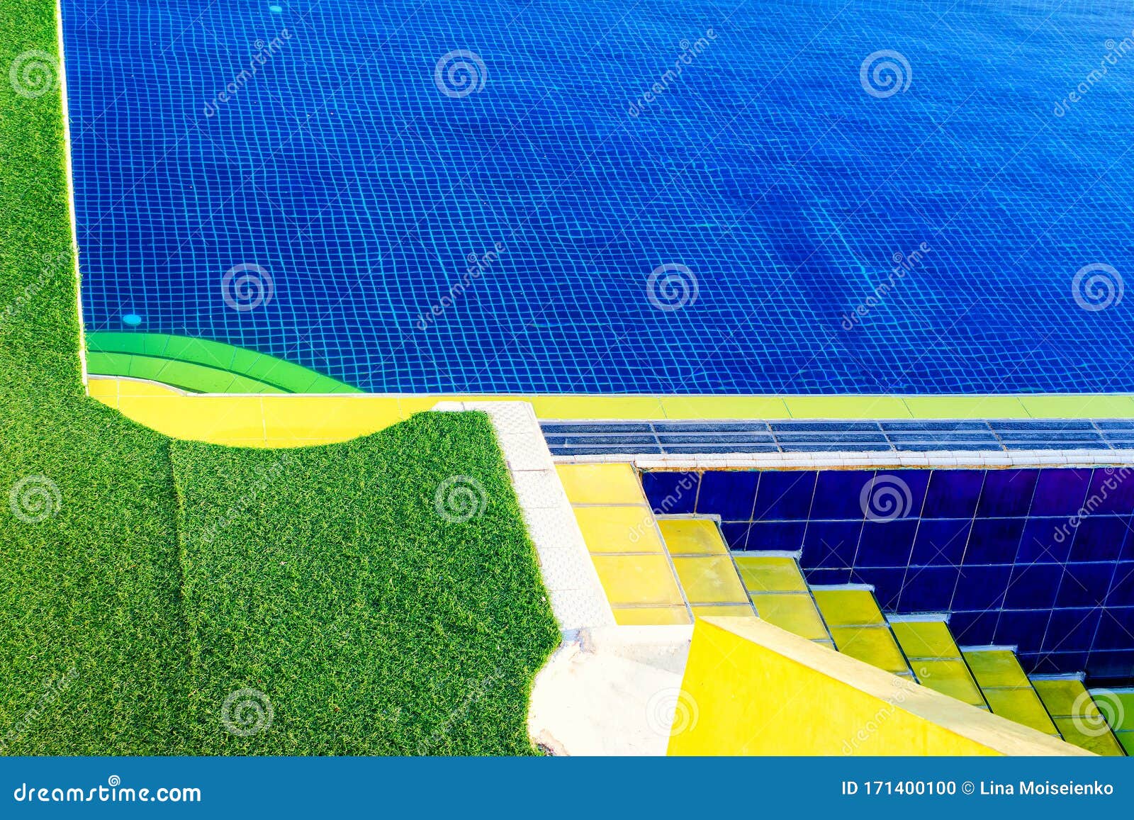 Colorful and Vibrant Poolside Background Stock Photo - Image of relax ...