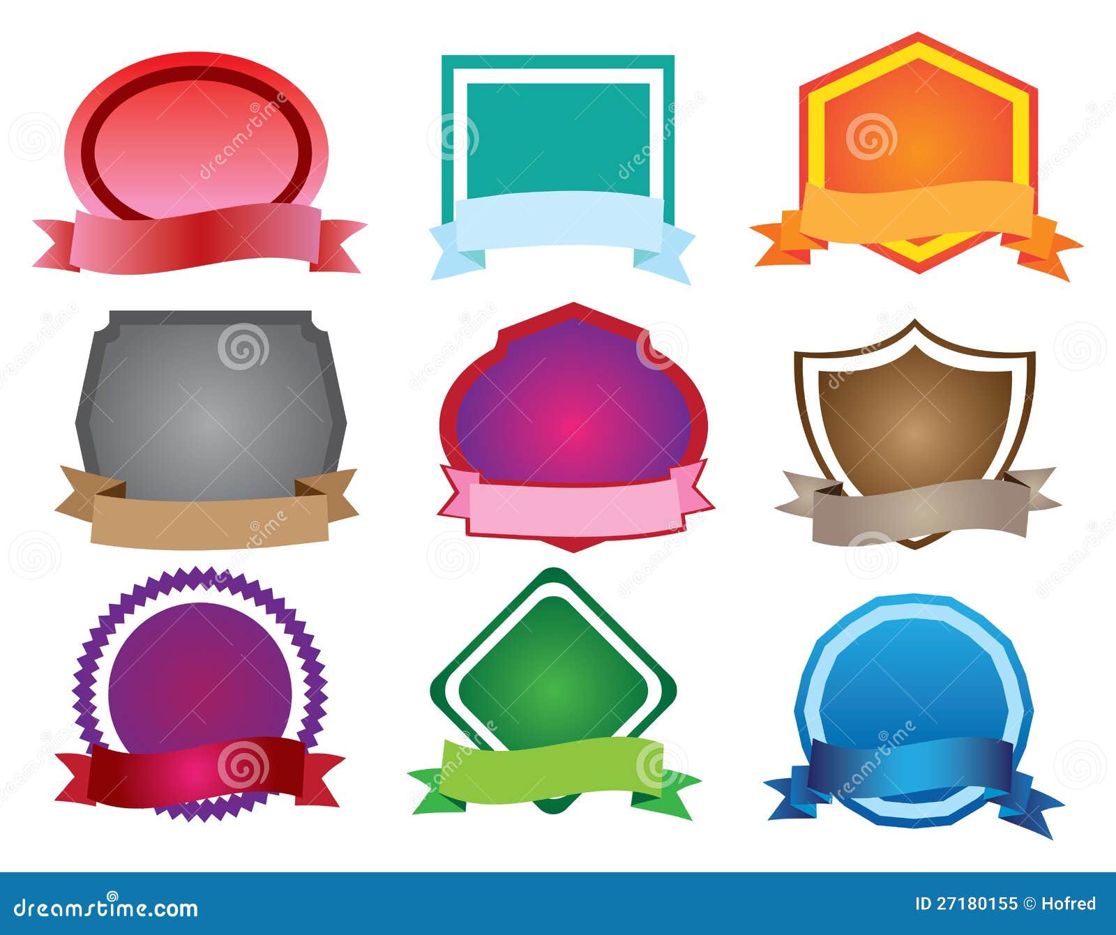 Colorful Vintage frames stock vector. Illustration of announcement ...