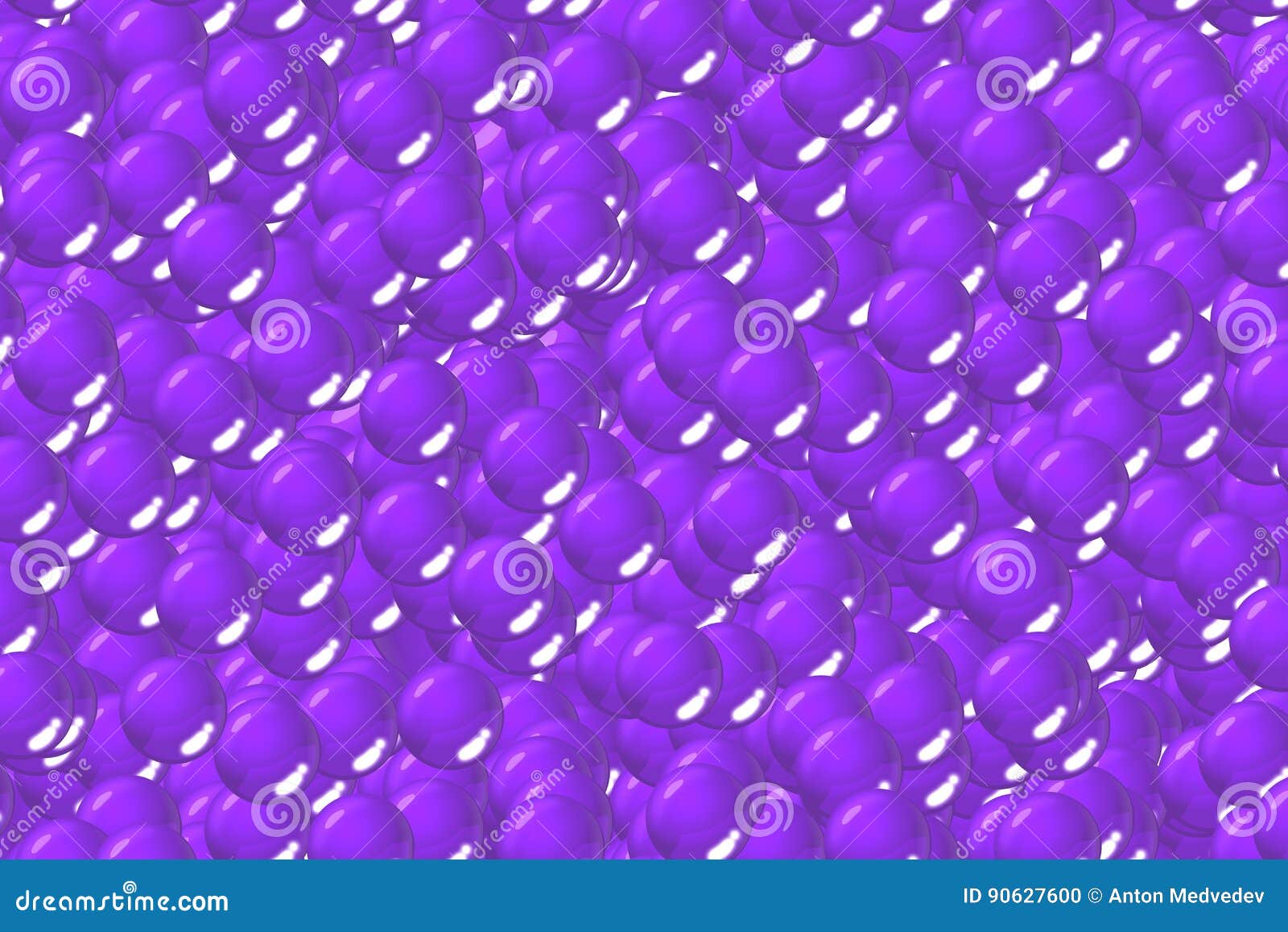 Colorful Violet Bubbles Geometrical Pattern Stock Illustration ...