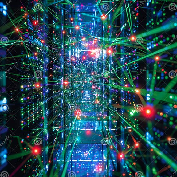 Colorful Visualization of Data Pathways in a Digital Network Space at ...