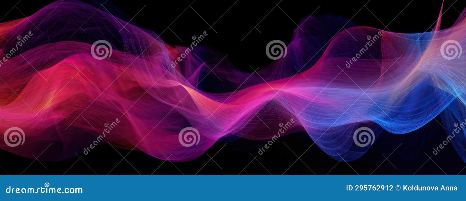 Colorful Visuals with Lines through Space Concept of Geometric ...