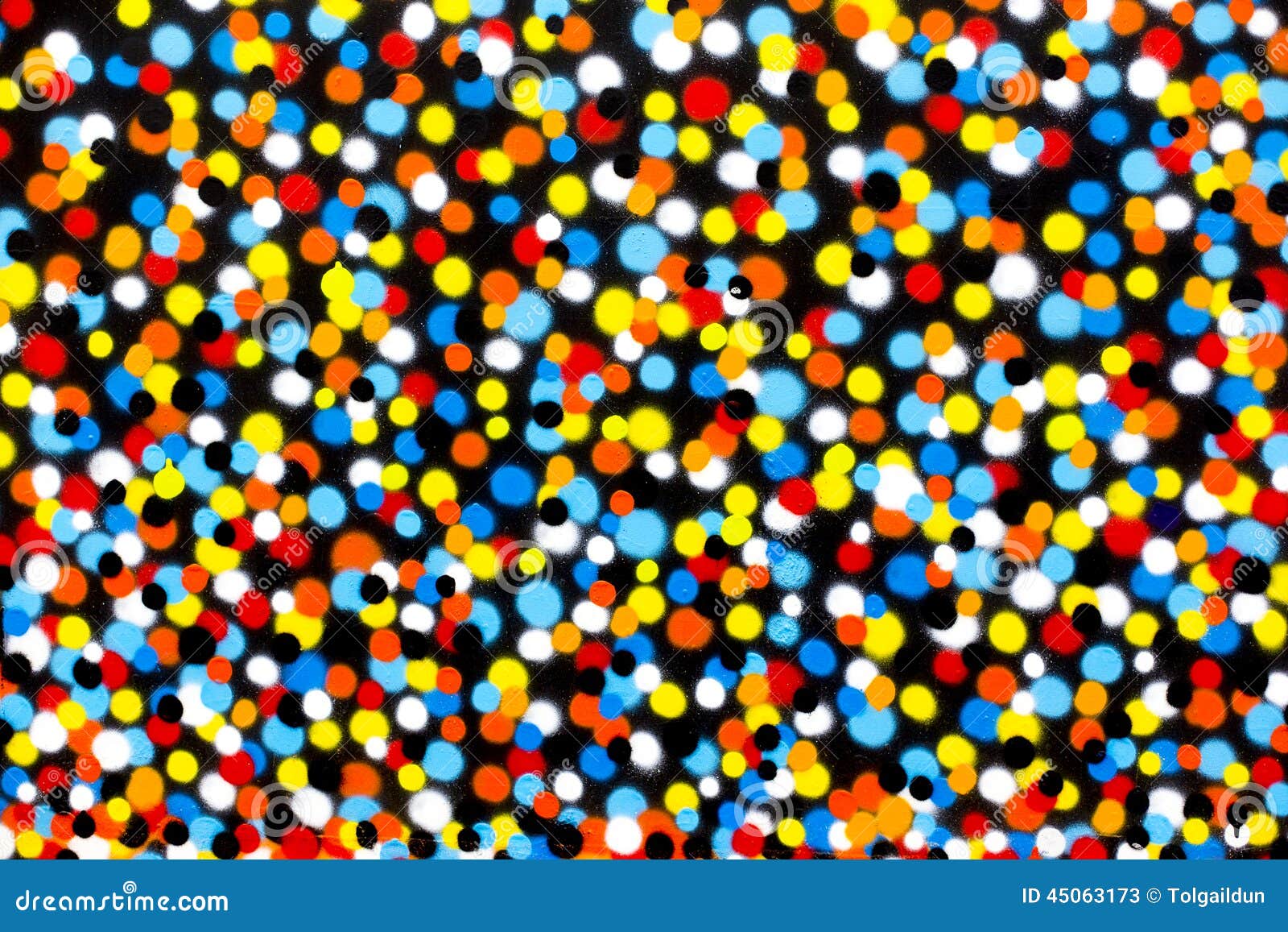 Colorful Vivid Color Splash on the Wall Background Stock Image - Image ...