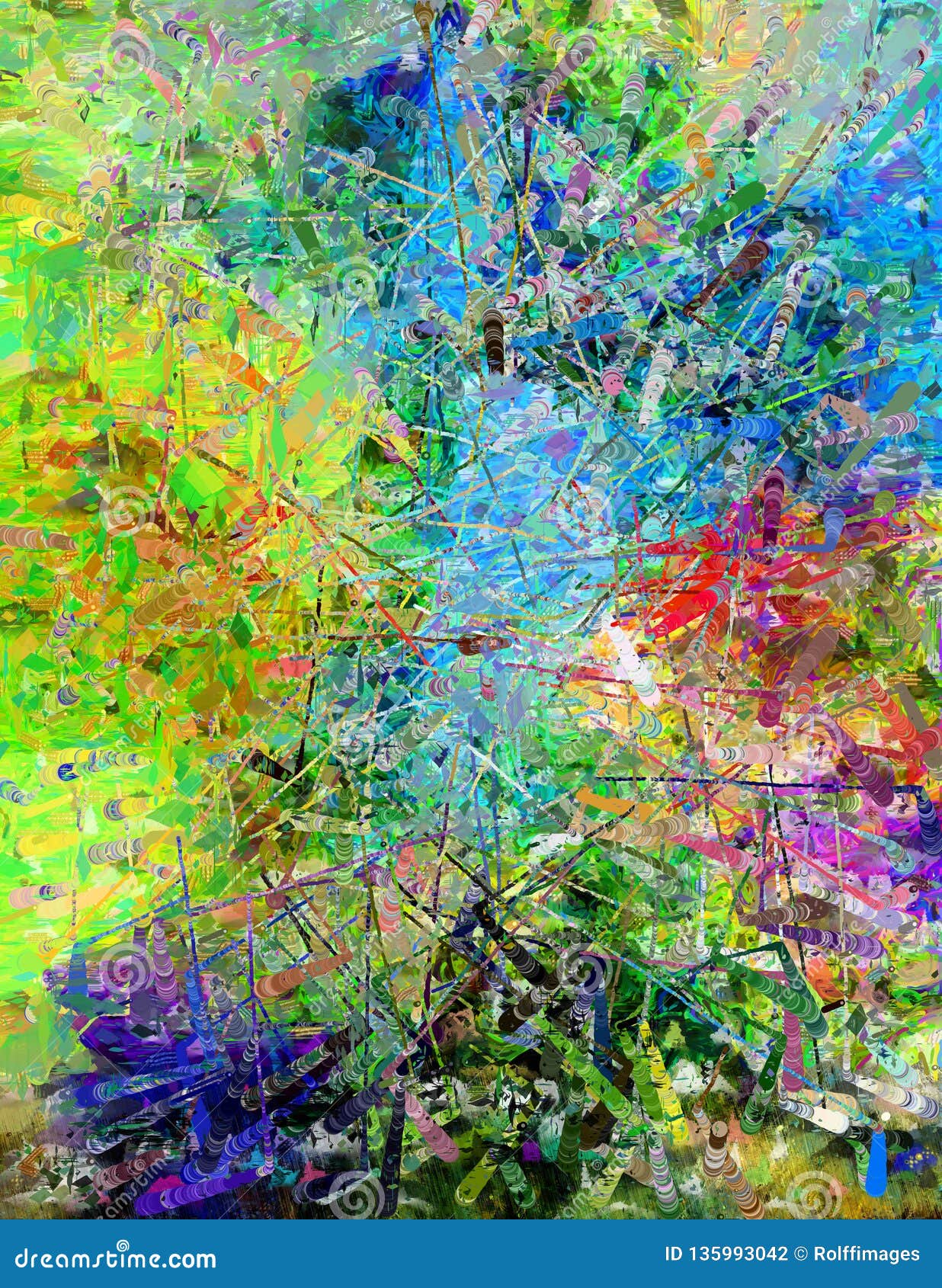 Digital brush strokes stock illustration. Illustration of effect ...