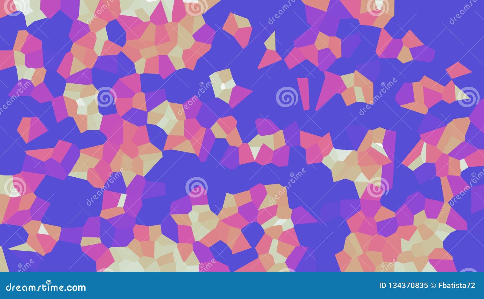 Colorful Voronoi, Vector Abstract. Seamless Irregular Lines Mosaic ...