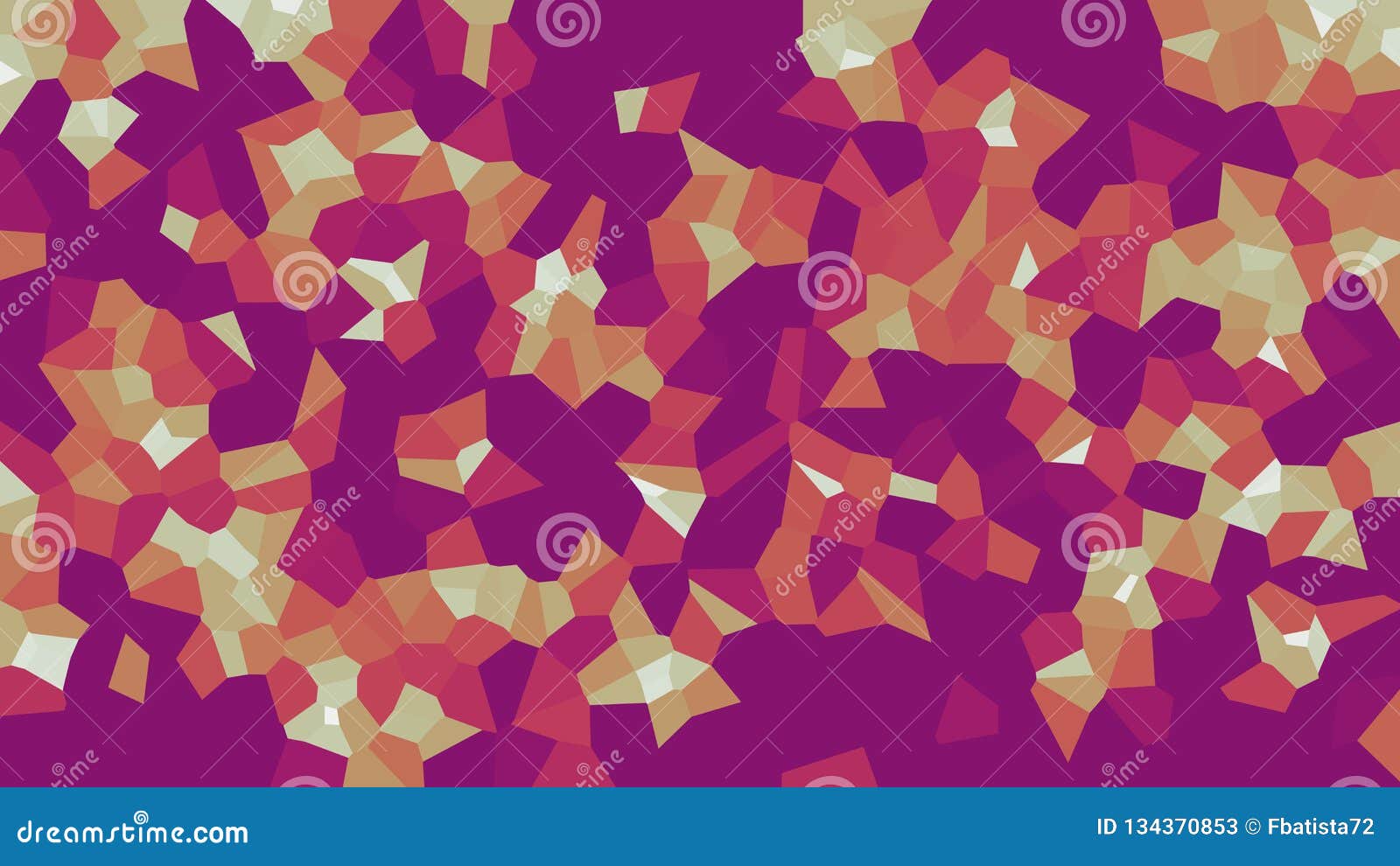 Colorful Voronoi, Vector Abstract. Seamless Irregular Lines Mosaic ...
