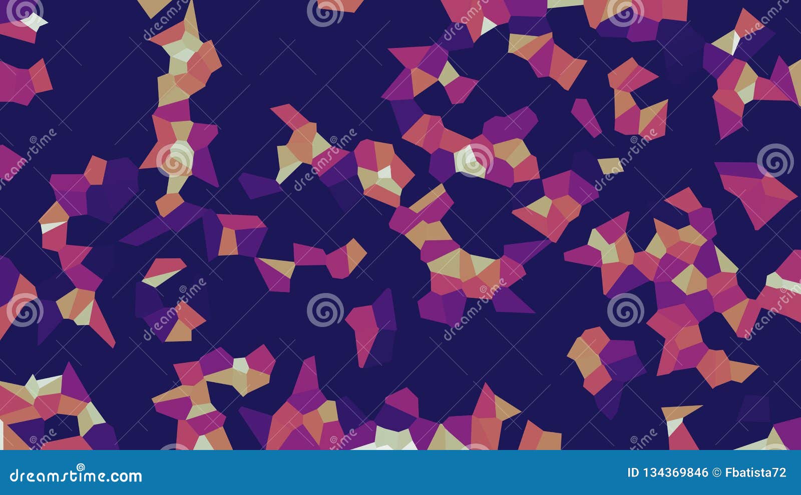 Colorful Voronoi, Vector Abstract. Seamless Irregular Lines Mosaic ...