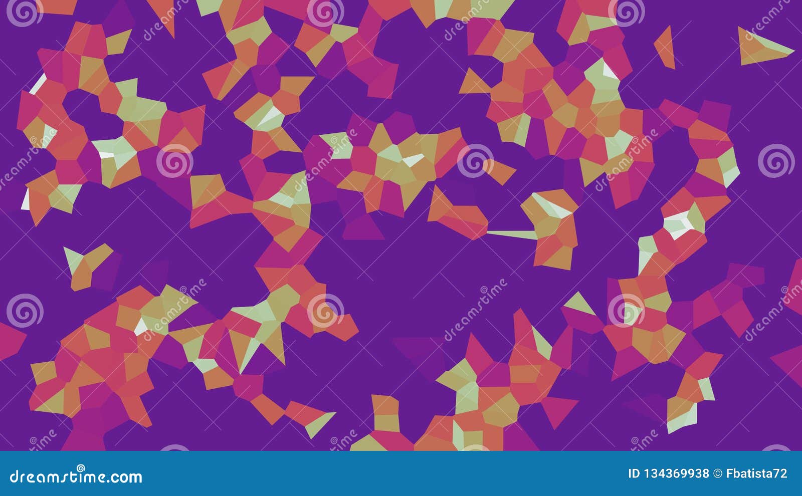 Colorful Voronoi, Vector Abstract. Seamless Irregular Lines Mosaic ...