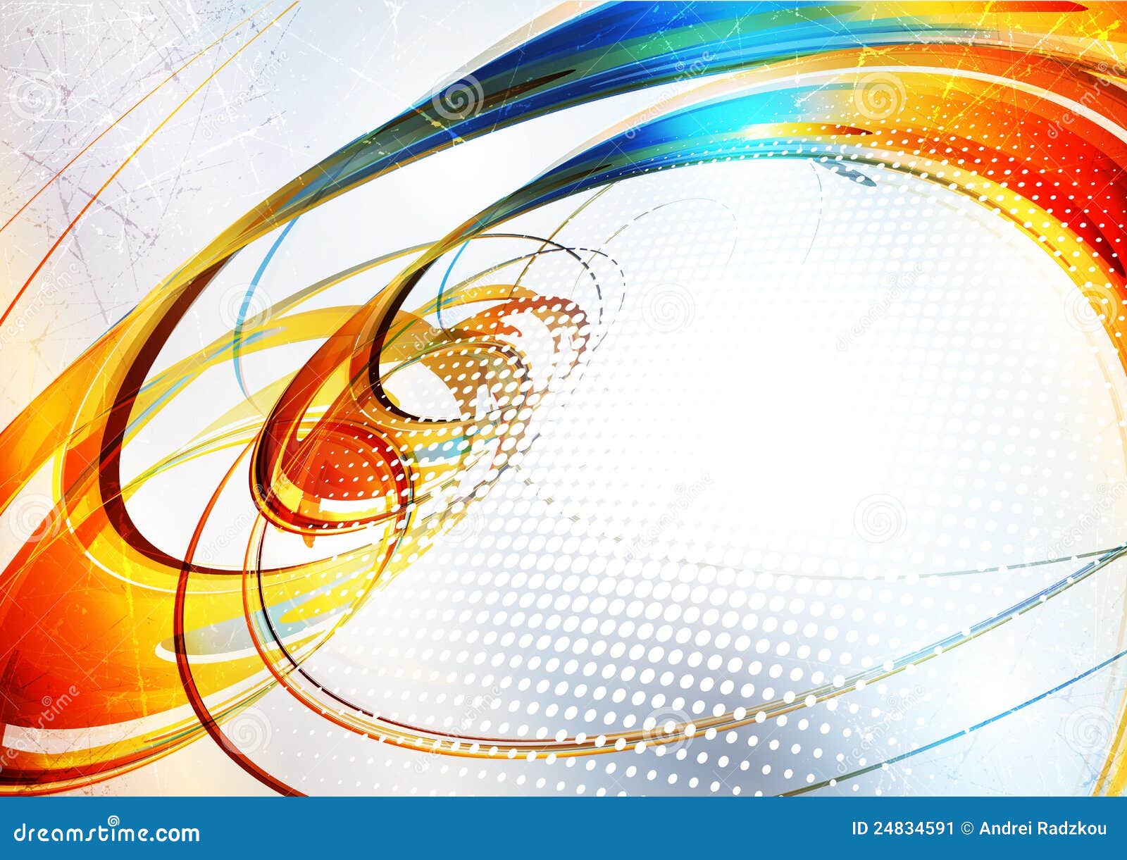 Colorful vortex stock vector. Illustration of color, presentation ...