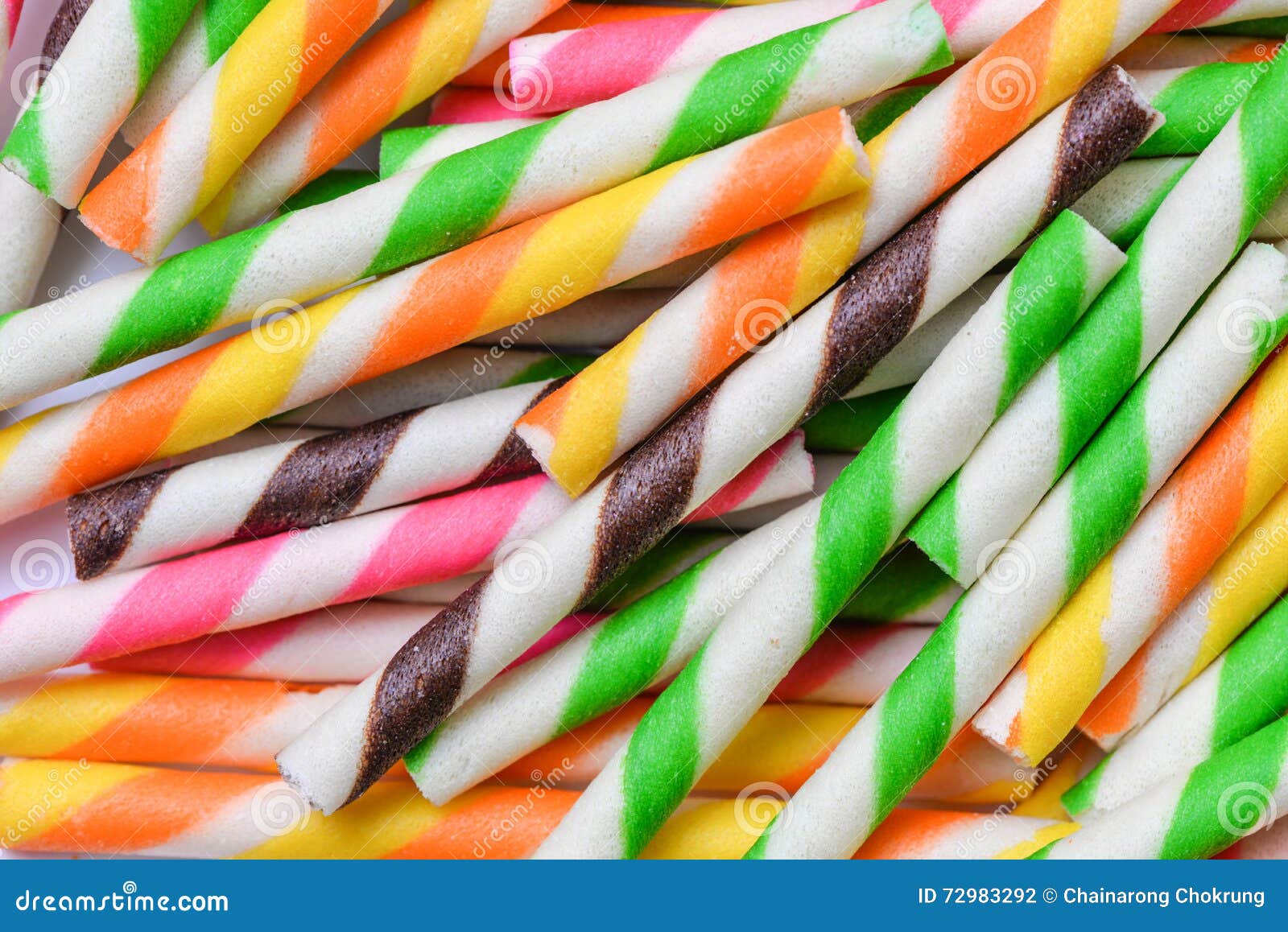 Colorful Wafer Stick Roll Stock Photo | CartoonDealer.com #170284872