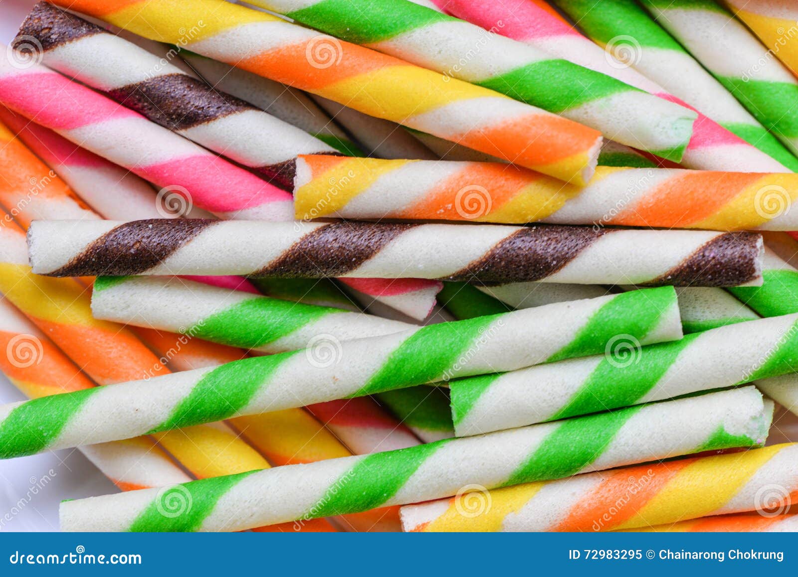 Colorful Wafer Stick Roll Stock Photo | CartoonDealer.com #170284872