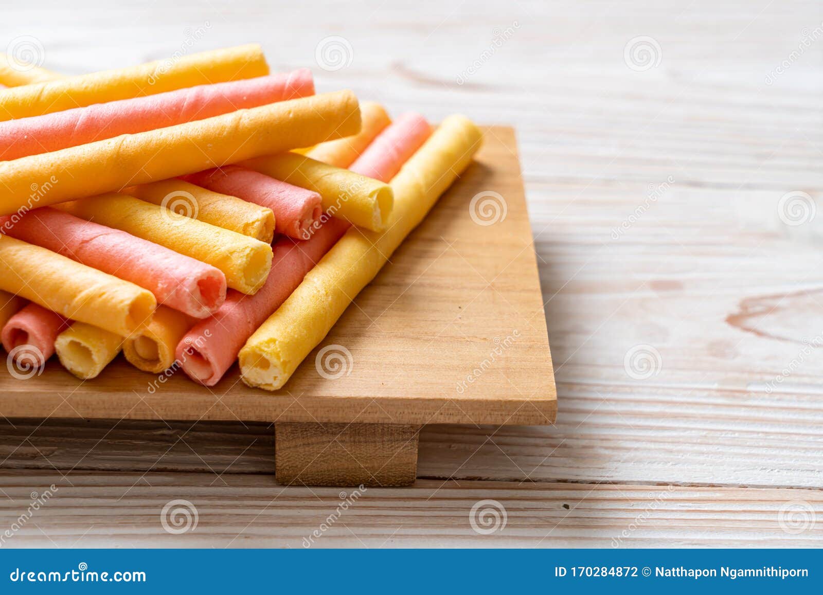 Colorful Wafer Stick Roll Stock Photo | CartoonDealer.com #170284872
