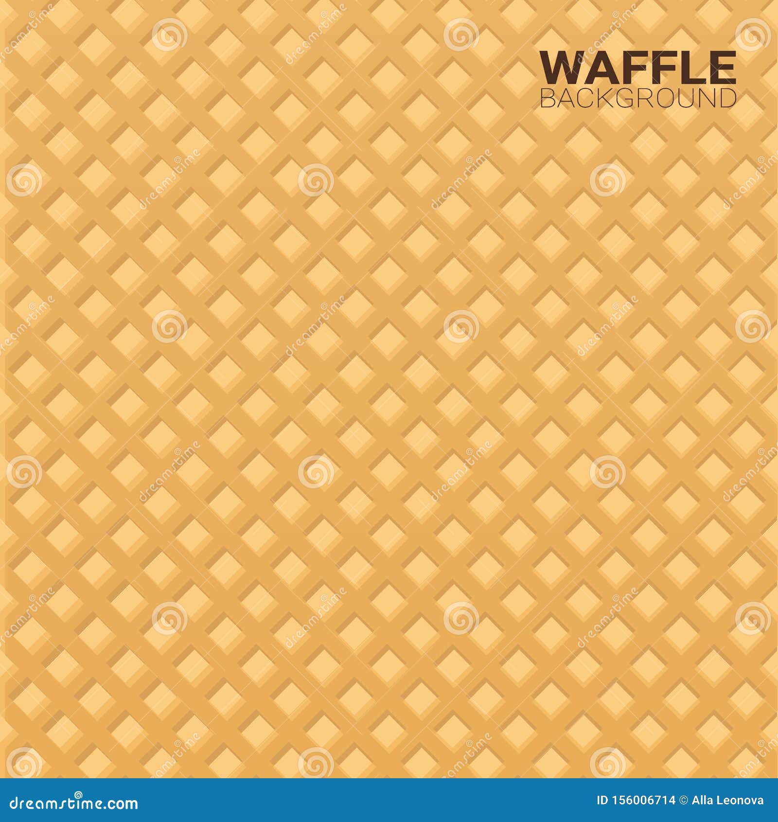 Colorful Wafer Texture Sweet Food Background Ice Cream Waffle Stock