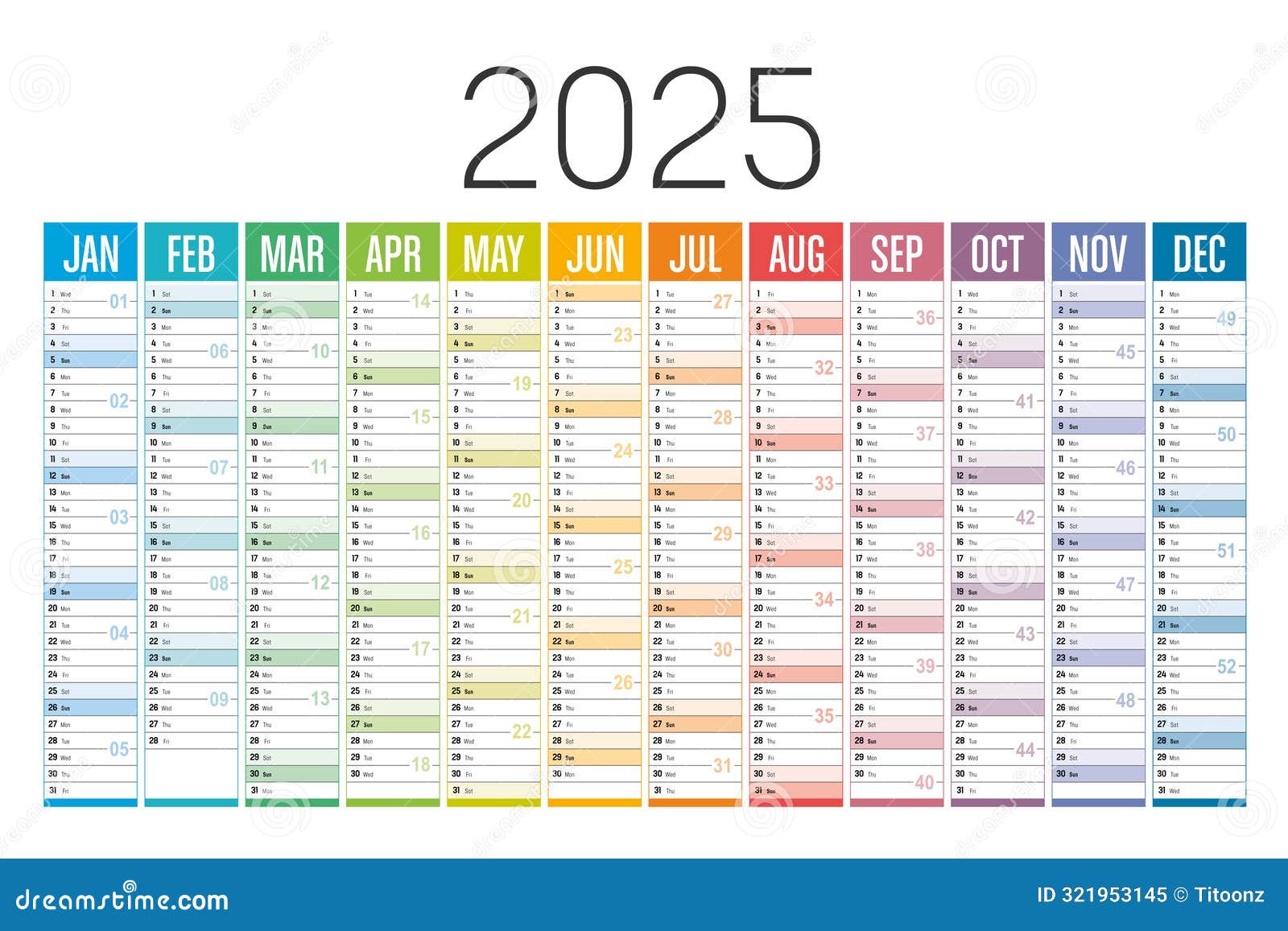 Wall Calendar 2030 Template On Yellow Background, Calendar 2030 Design ...