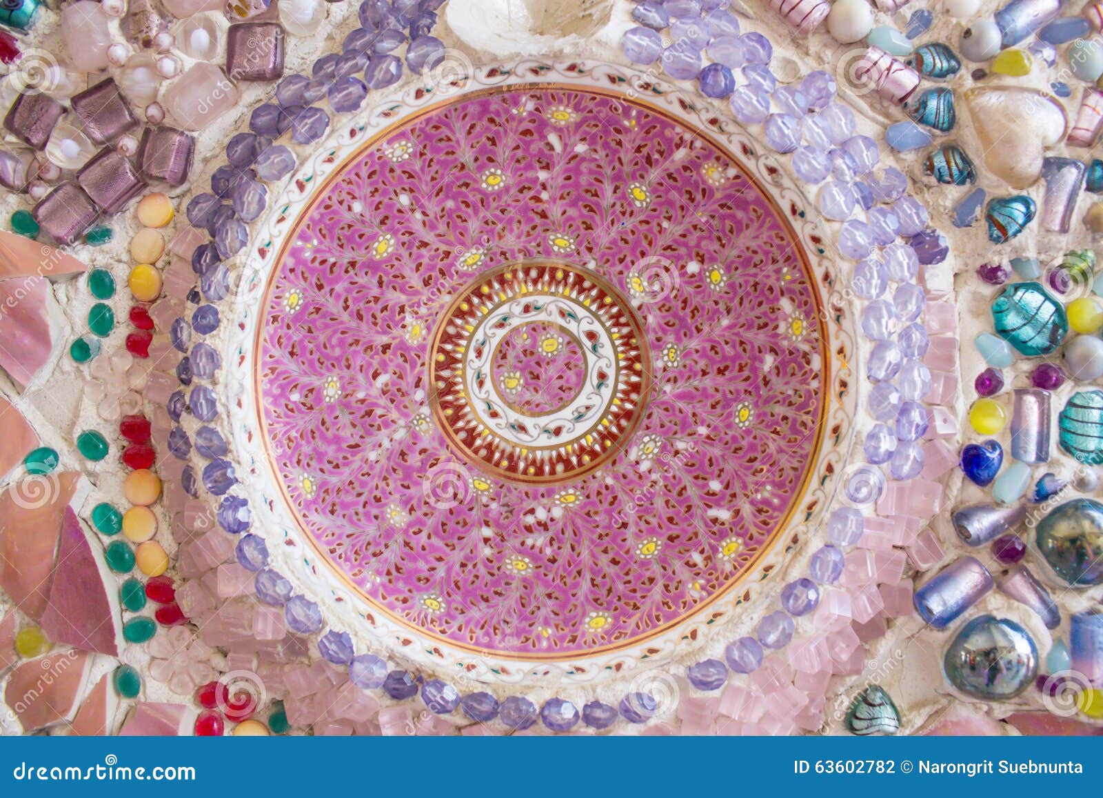 Colorful Wall Ceramic Tile Art Stock Photo - Image of graphic, glass ...