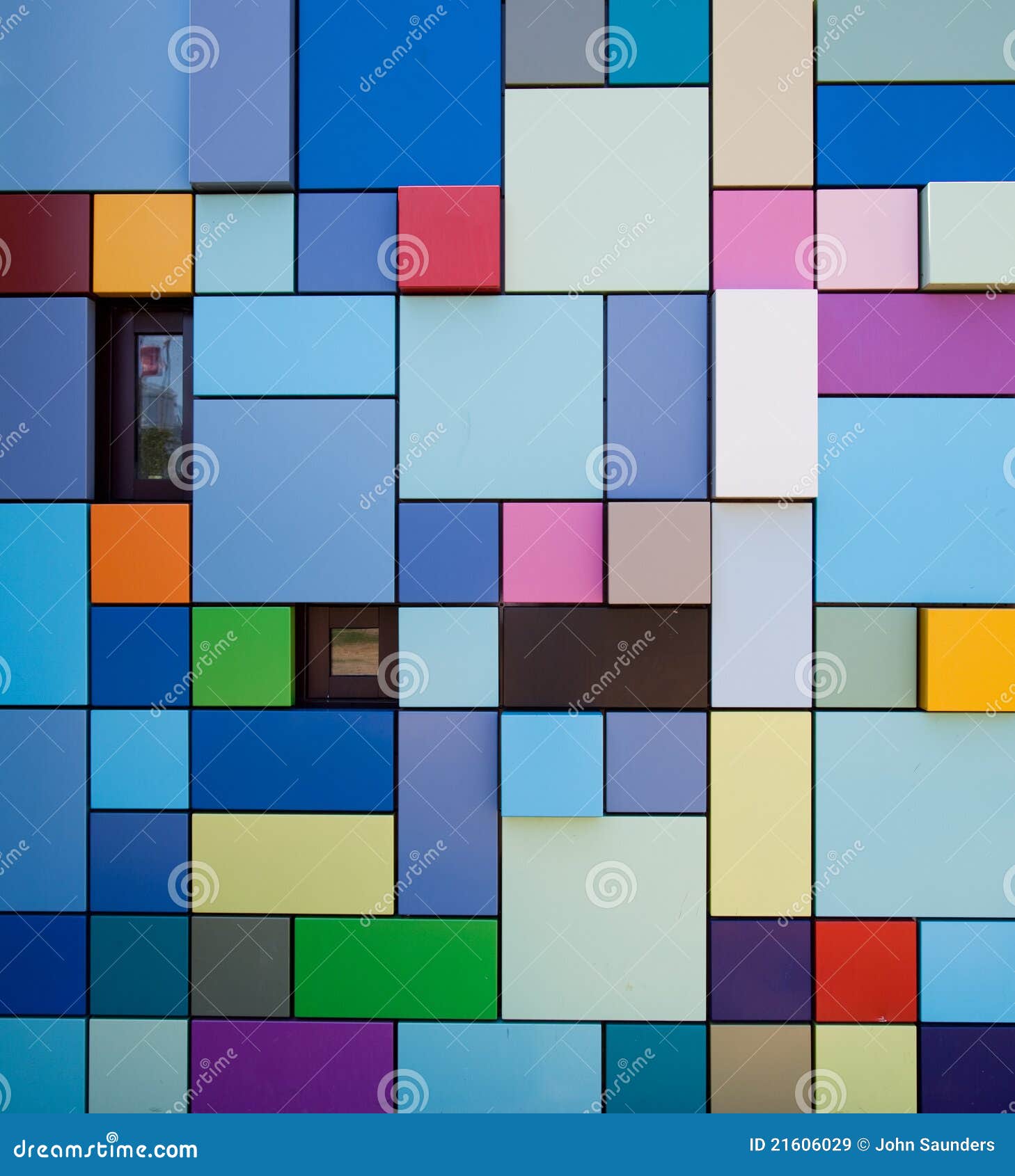 Colorful wall design stock image. Image of squares, green - 21606029