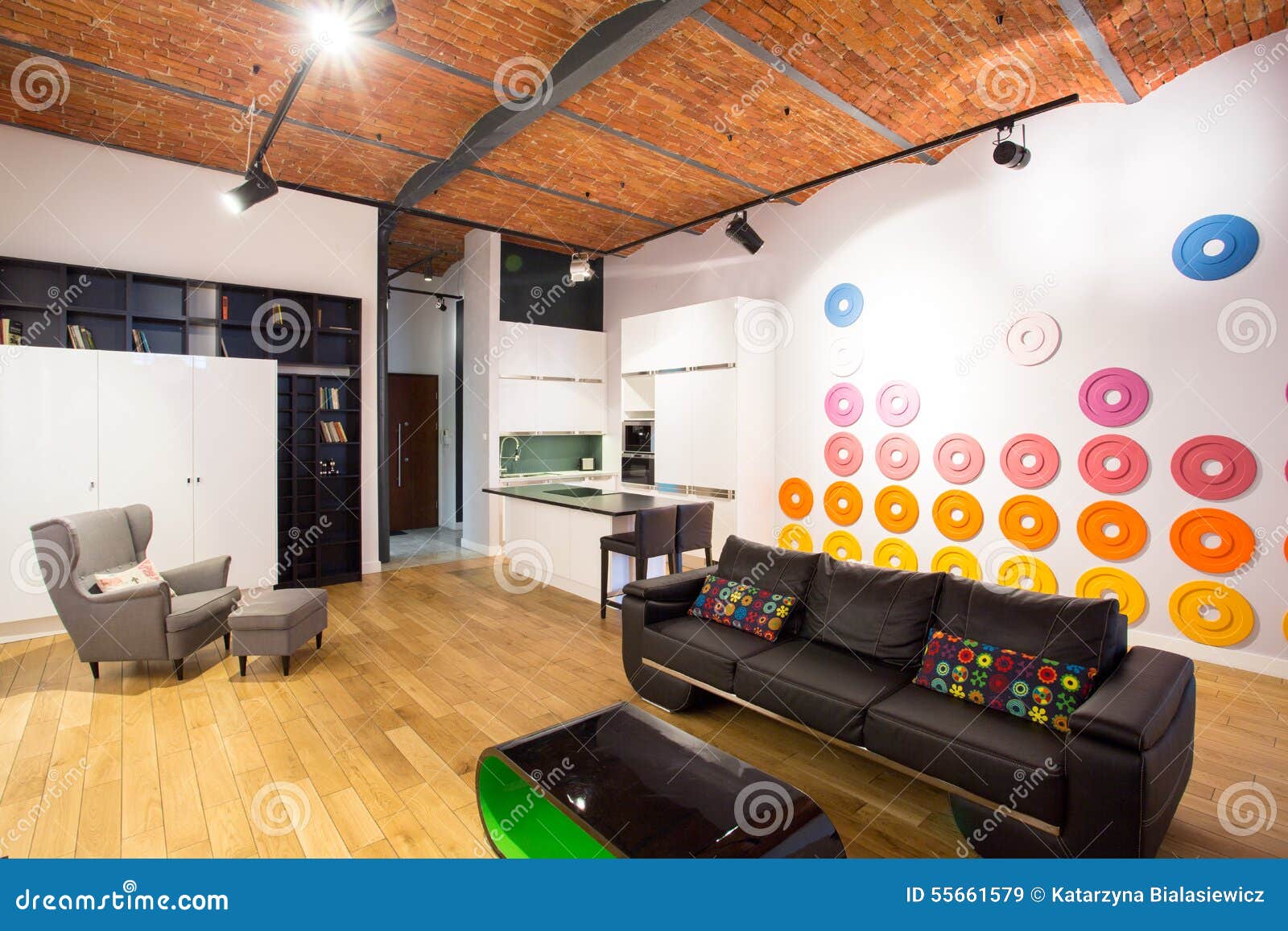Colorful wall stock image. Image of connect, apartment - 55661579