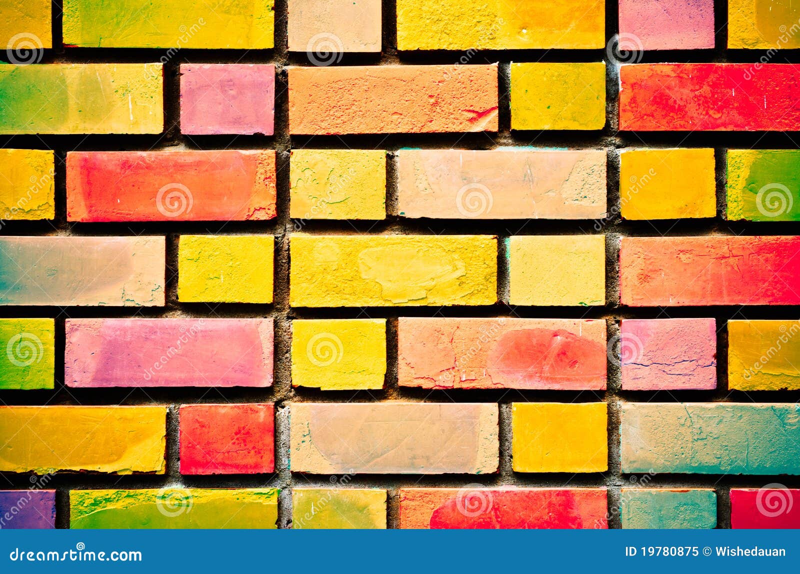 Colorful Wall - texture stock image. Image of concrete - 19780875