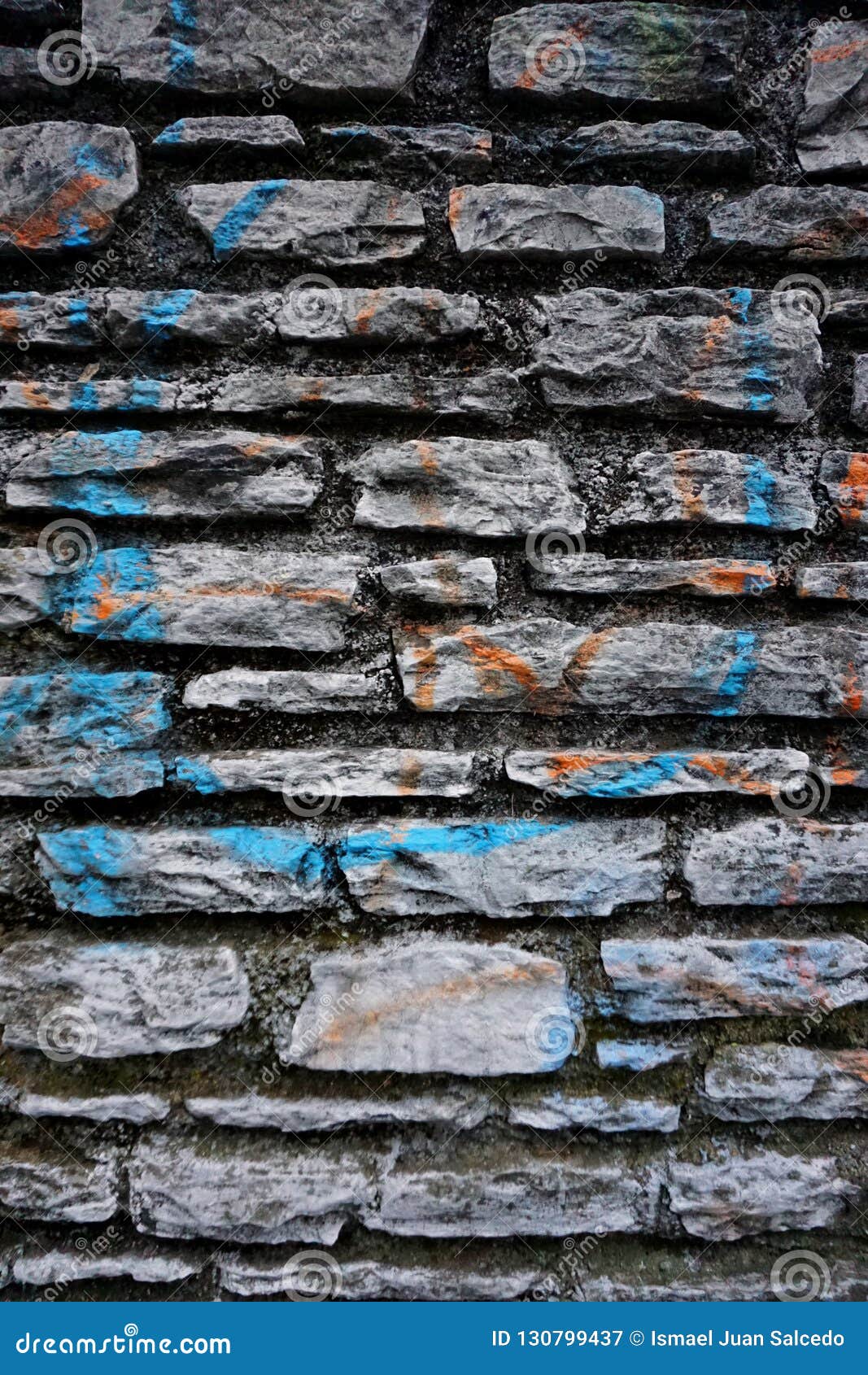 The Colorful Wall Texture Pattern Stock Image - Image of colorful ...