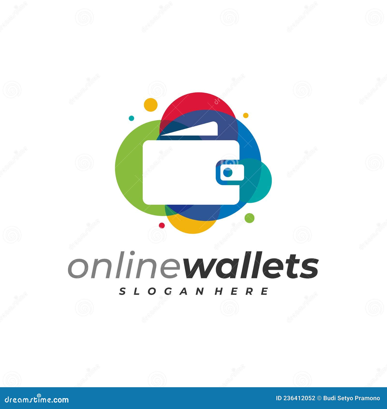 Colorful Wallets Logo Vector Template, Creative Wallets Logo Design ...