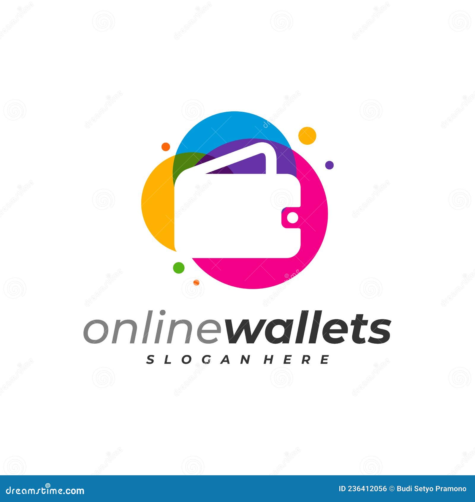 Colorful Wallets Logo Vector Template, Creative Wallets Logo Design ...
