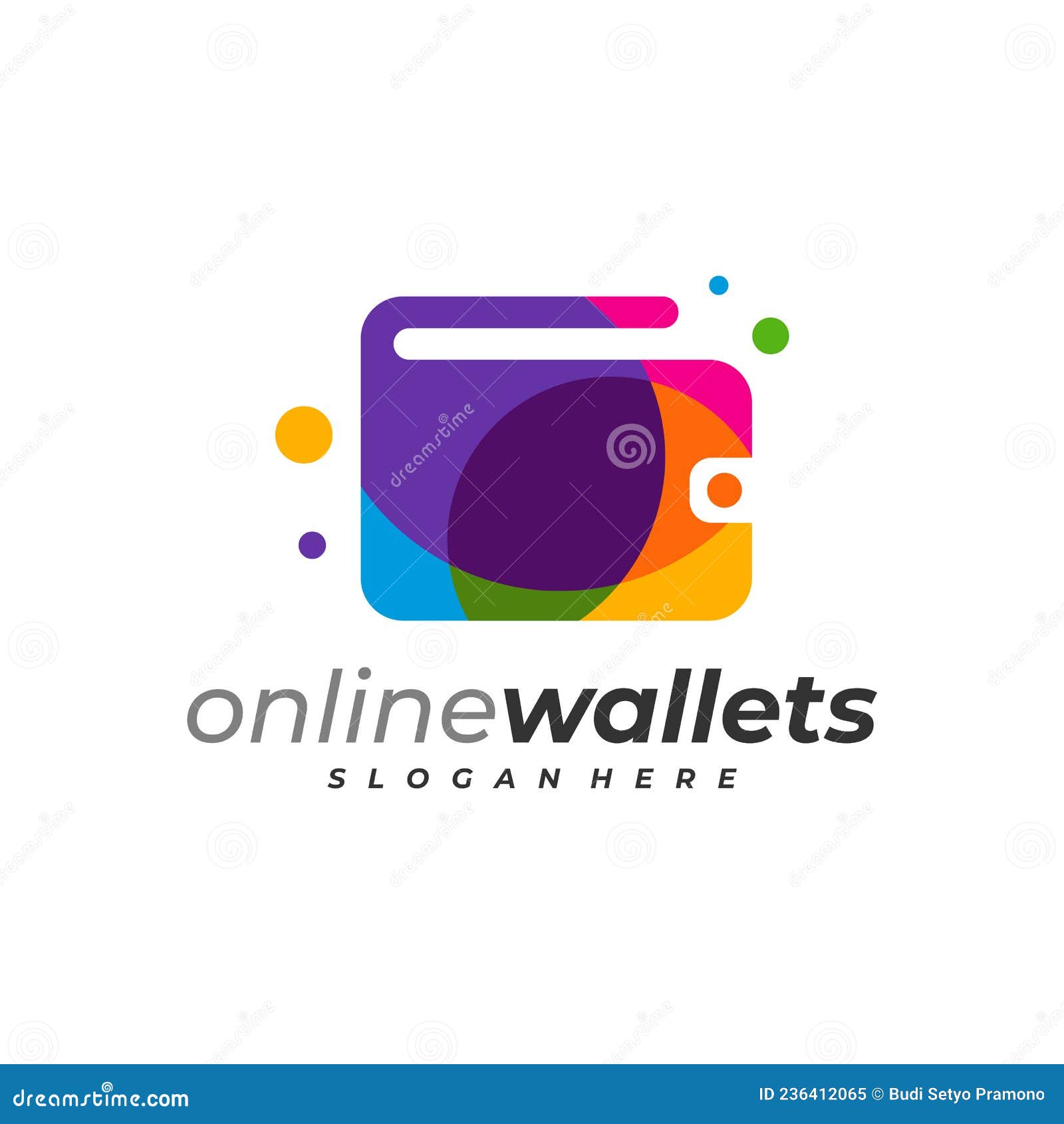 Colorful Wallets Logo Vector Template, Creative Wallets Logo Design ...