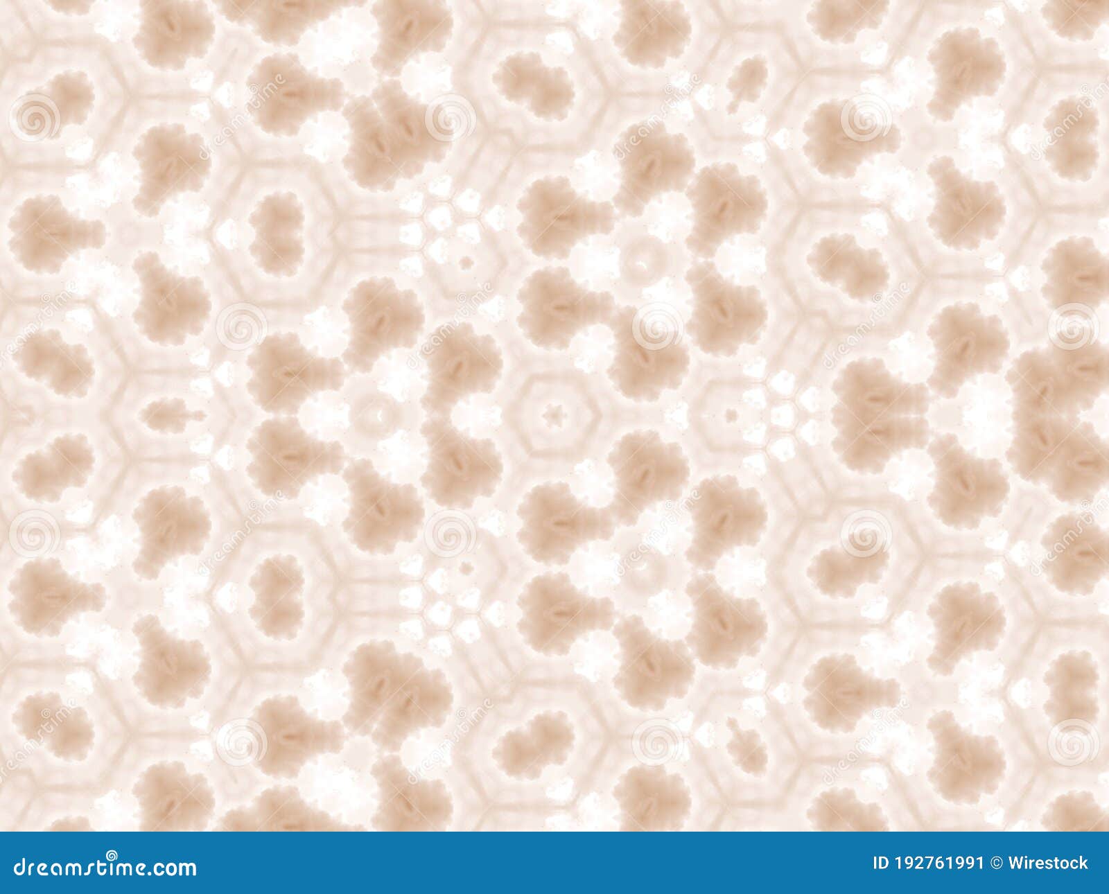 Colorful Wallpaper in Cream Colors and Triangular-shaped Patterns Stock ...