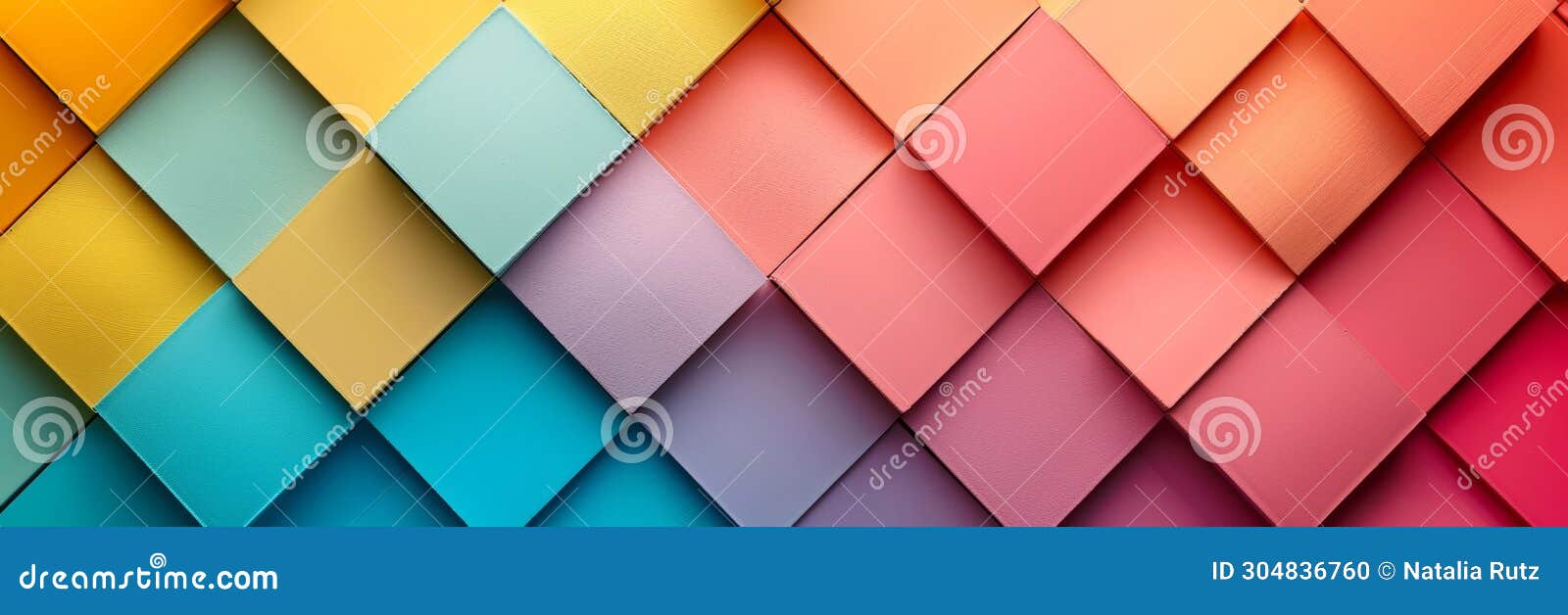 Colorful Wallpaper with Triangle Patterns in a Rectangle Shape Stock ...