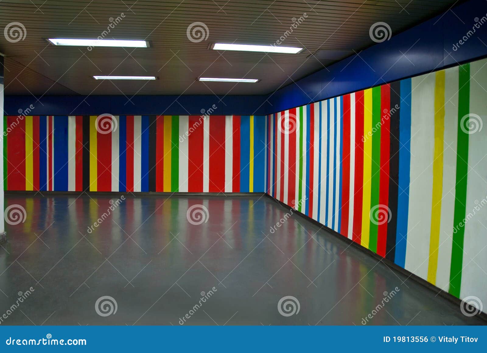 Colorful walls stock photo. Image of modern, light, lonely - 19813556