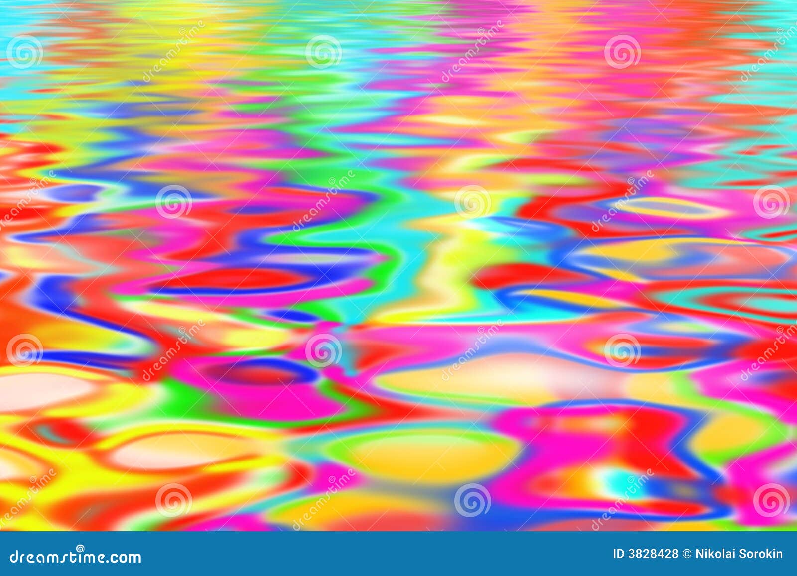 Colorful Water Background Royalty