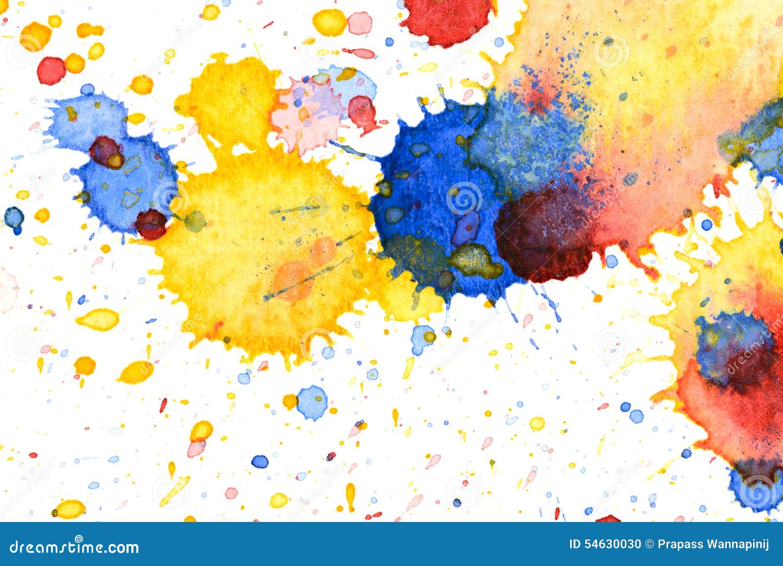 Colorful Water Color Splash Background Stock Illustration ...