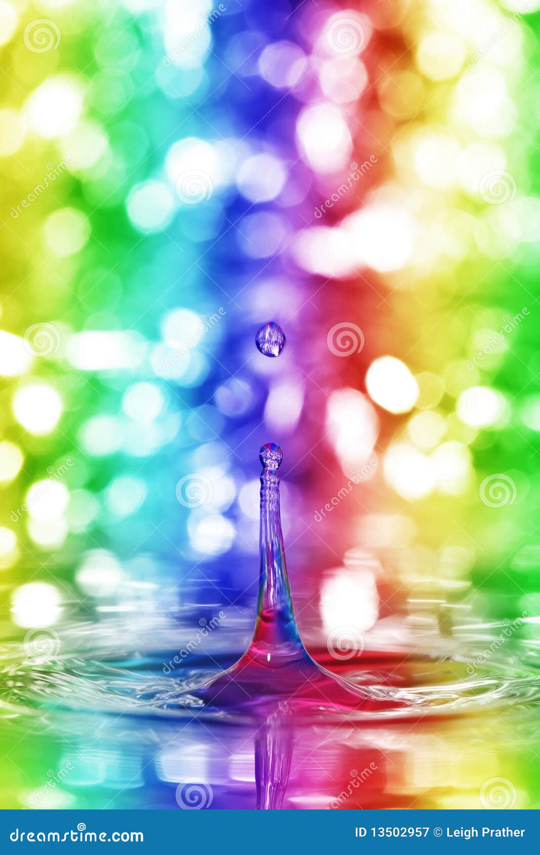 Colorful water drop stock image. Image of clear, background - 13502957