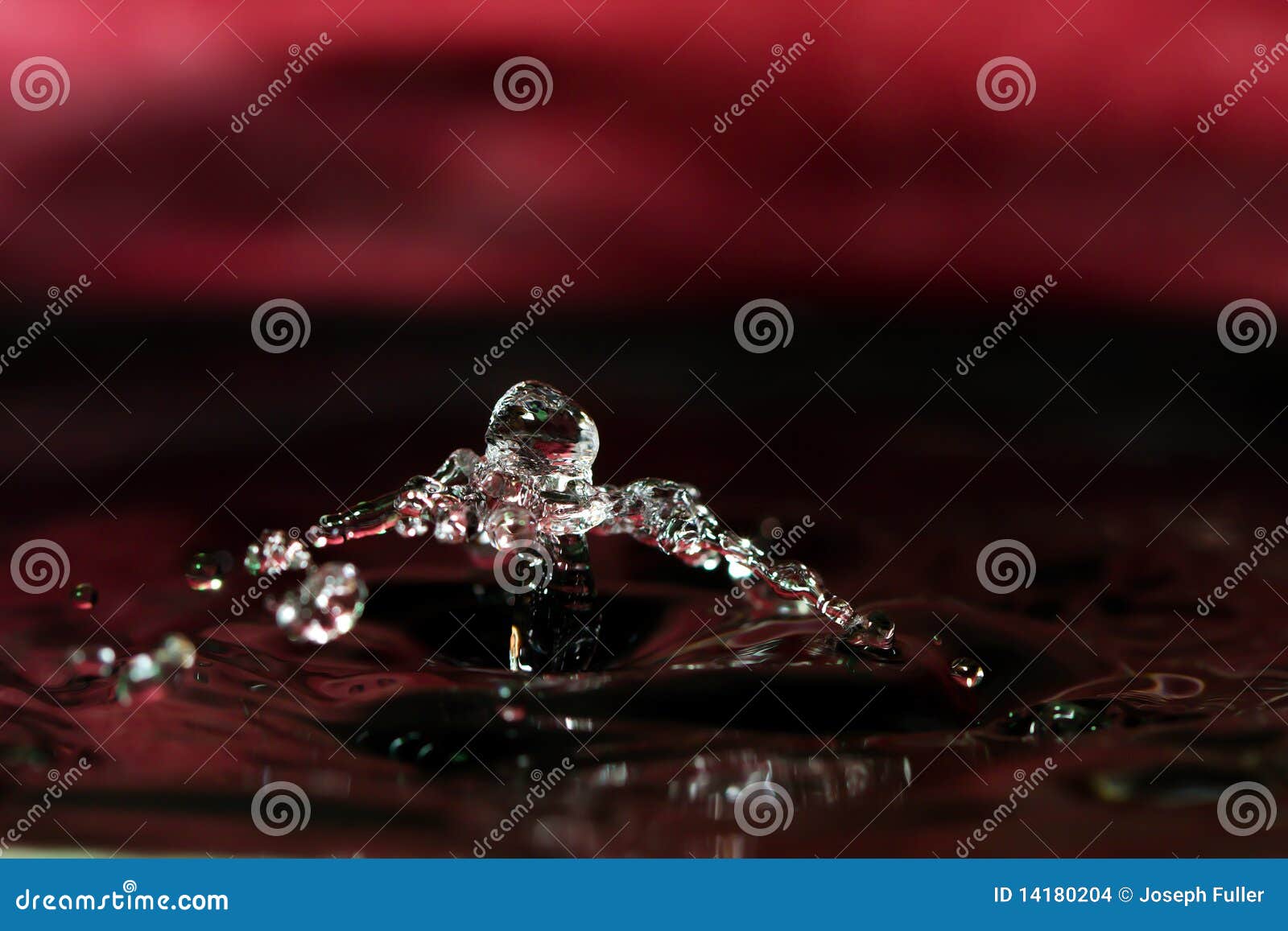 Colorful Water Drop Sculptures Stock Photo - Image of liquid, ripples ...