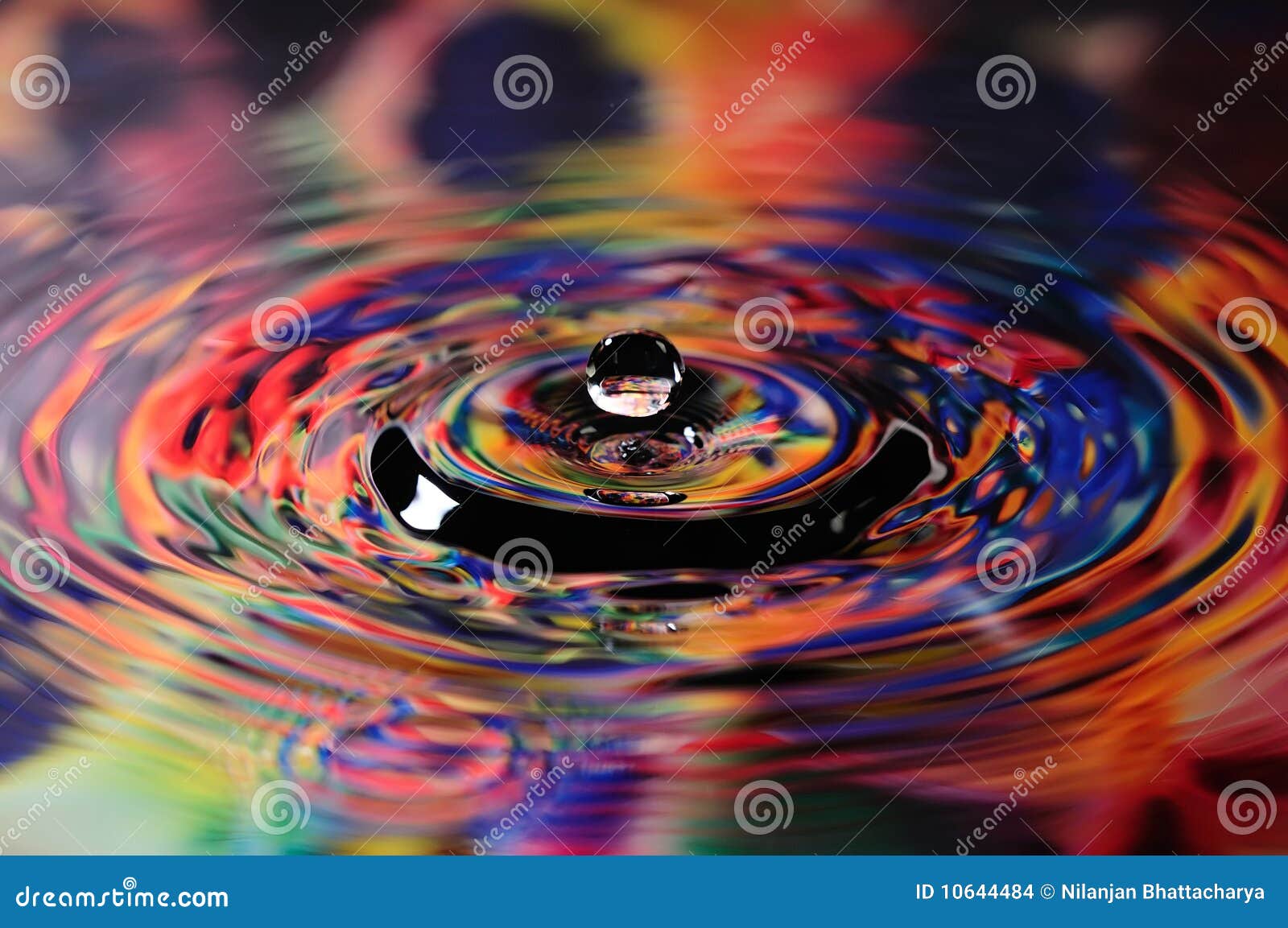 Colorful water droplet stock photo. Image of background - 10644484
