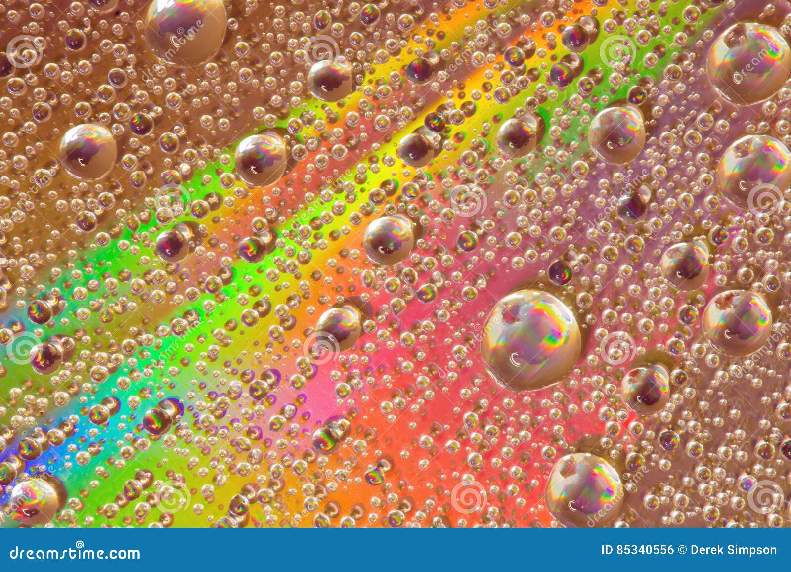Colorful Water Droplet Abstract Stock Photo - Image of disc, planets ...