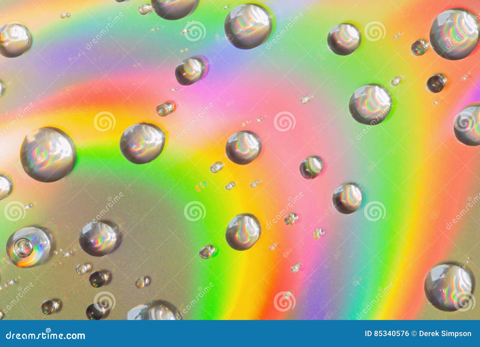 Colorful Water Droplet Abstract Stock Photo - Image of drop, light ...