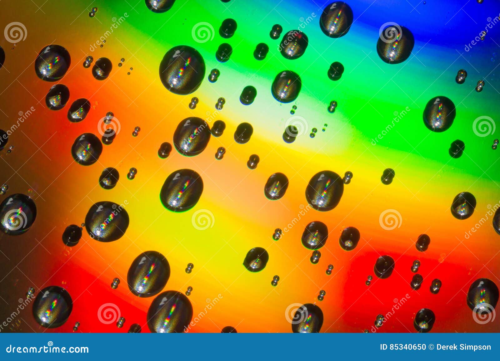 Colorful Water Droplet Abstract Stock Photo - Image of abstract ...