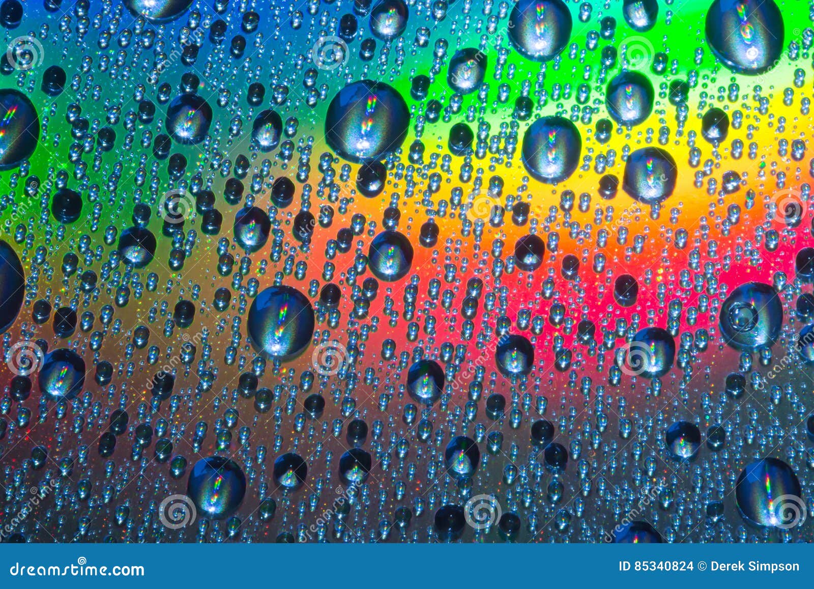 Colorful Water Droplet Abstract Stock Photo - Image of psychedelia ...