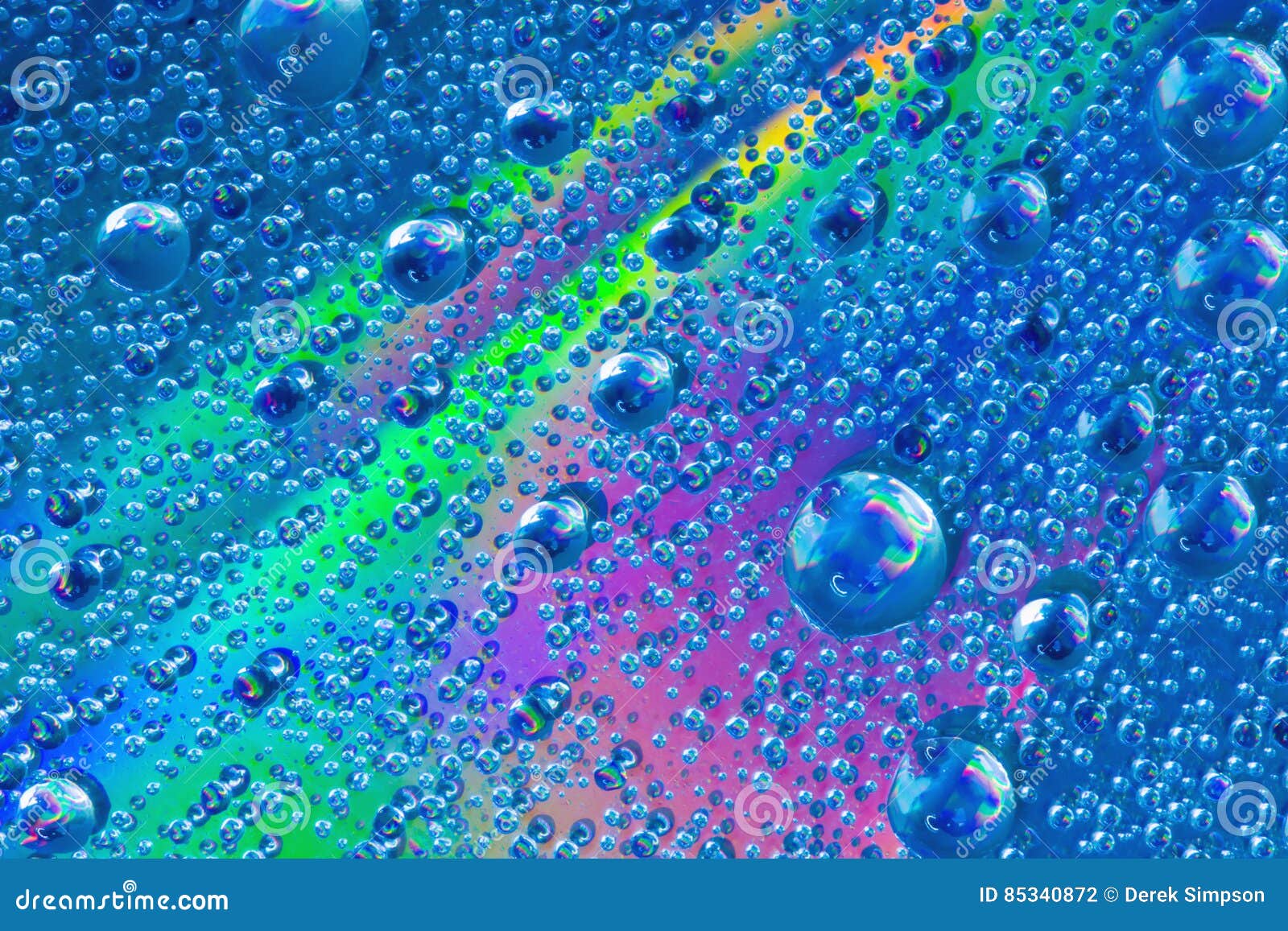 Colorful Water Droplet Abstract Stock Photo - Image of background ...