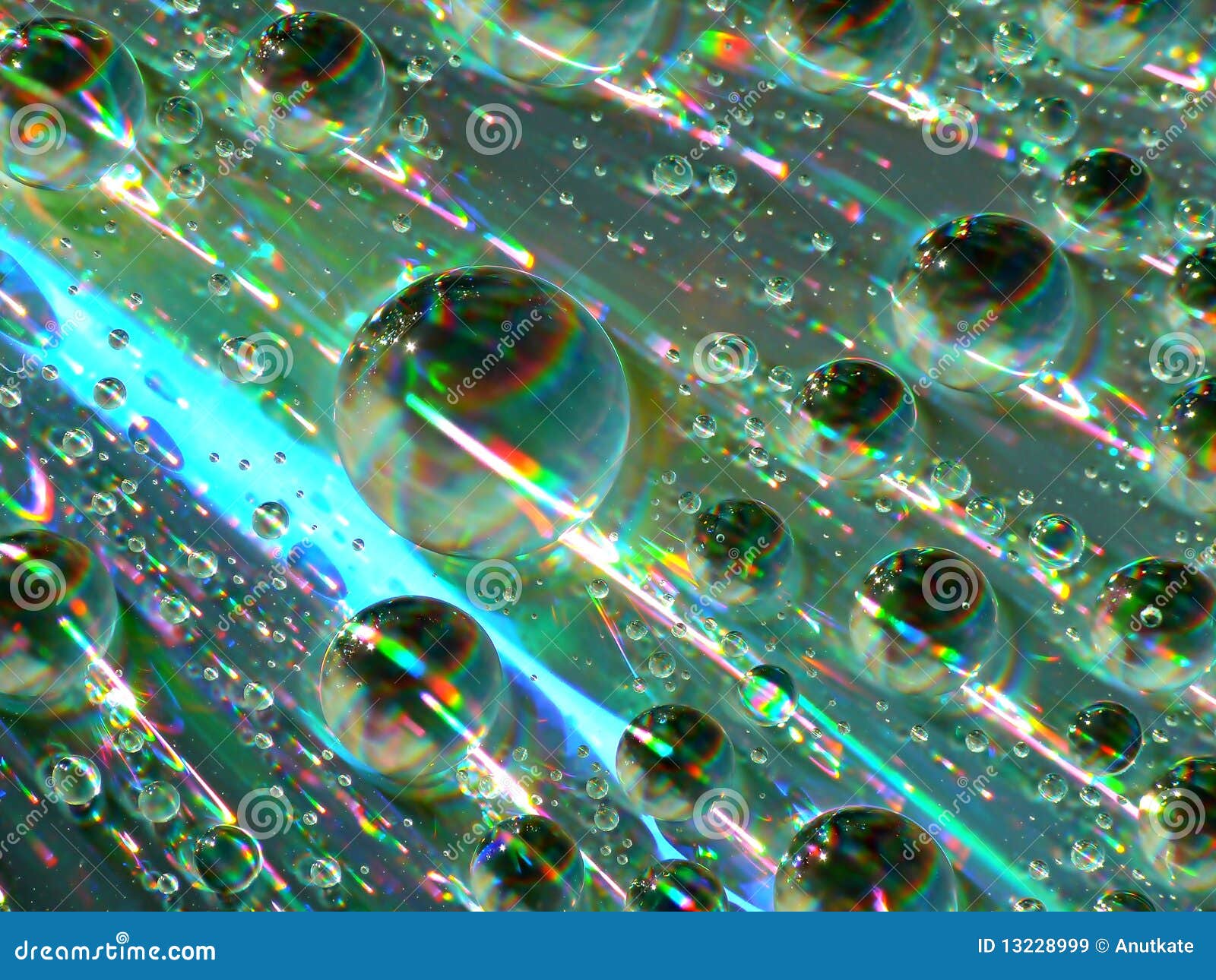 Colorful water drops stock image. Image of yellow, green - 13228999