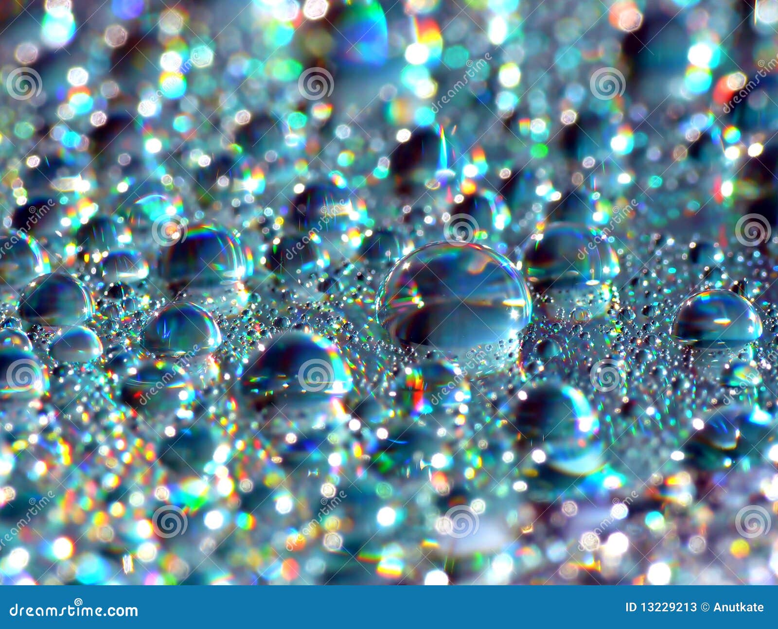 Colorful water drops stock image. Image of drop, texture - 13229213