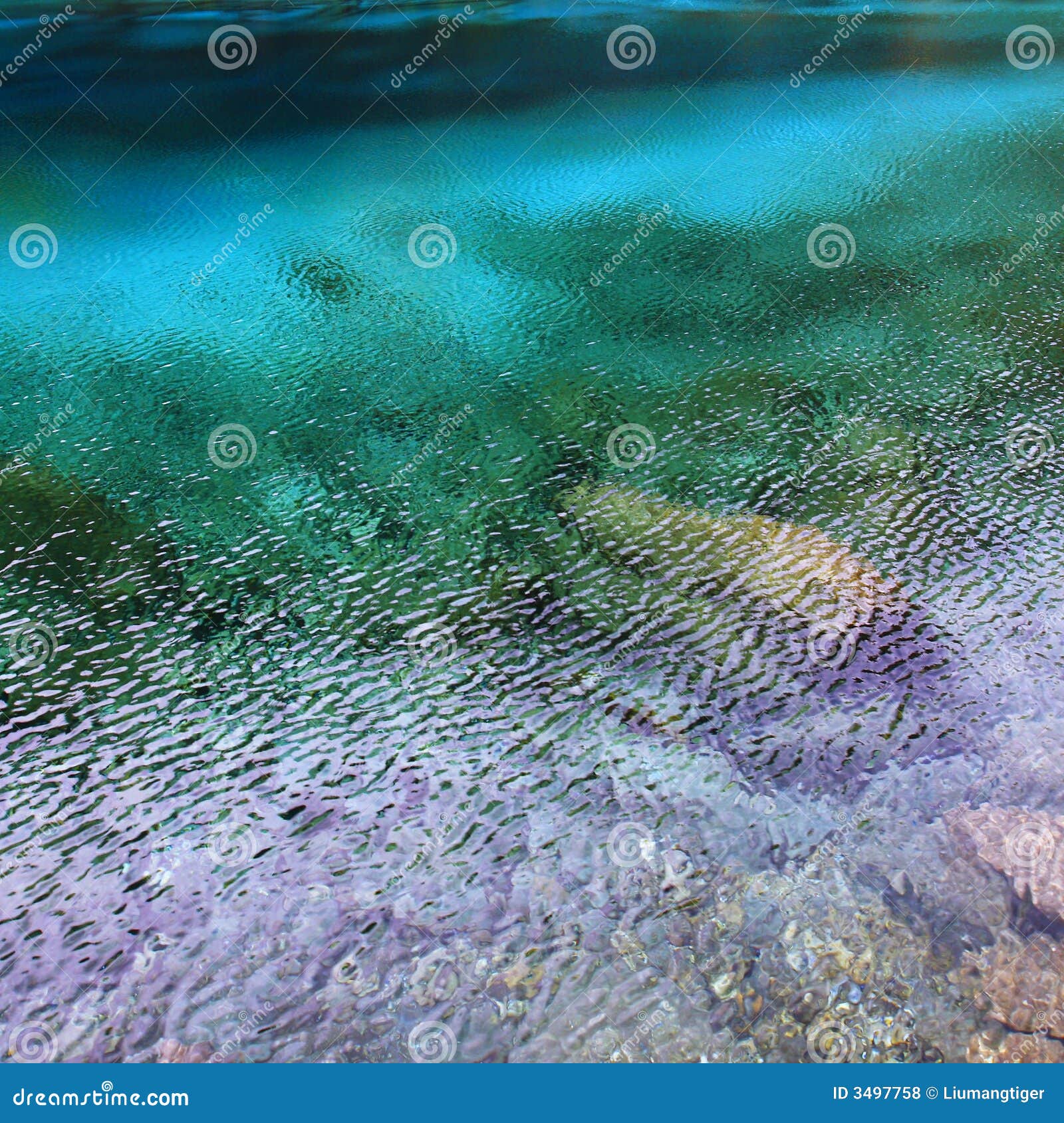 Colorful Water in Light Wind Stock Photo - Image of limpidity, light ...