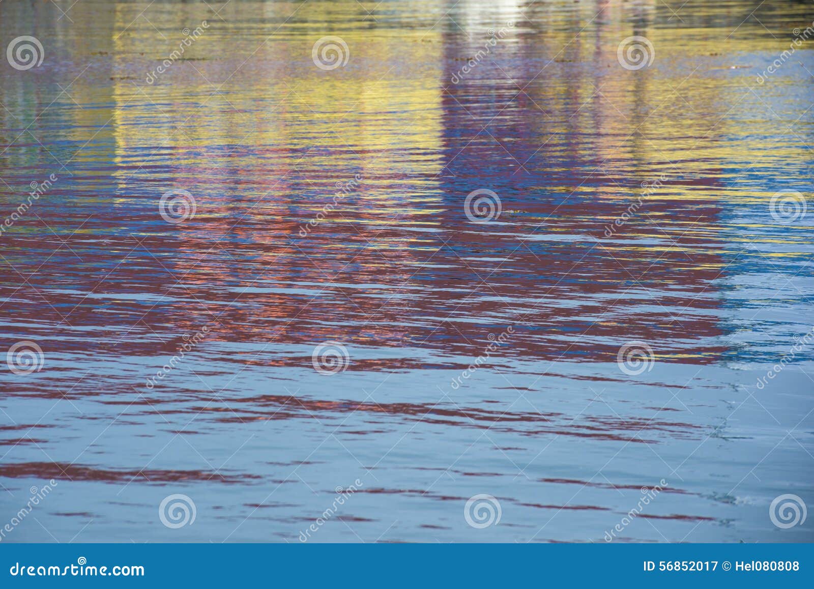 Colorful water reflections stock image. Image of polychrome - 56852017