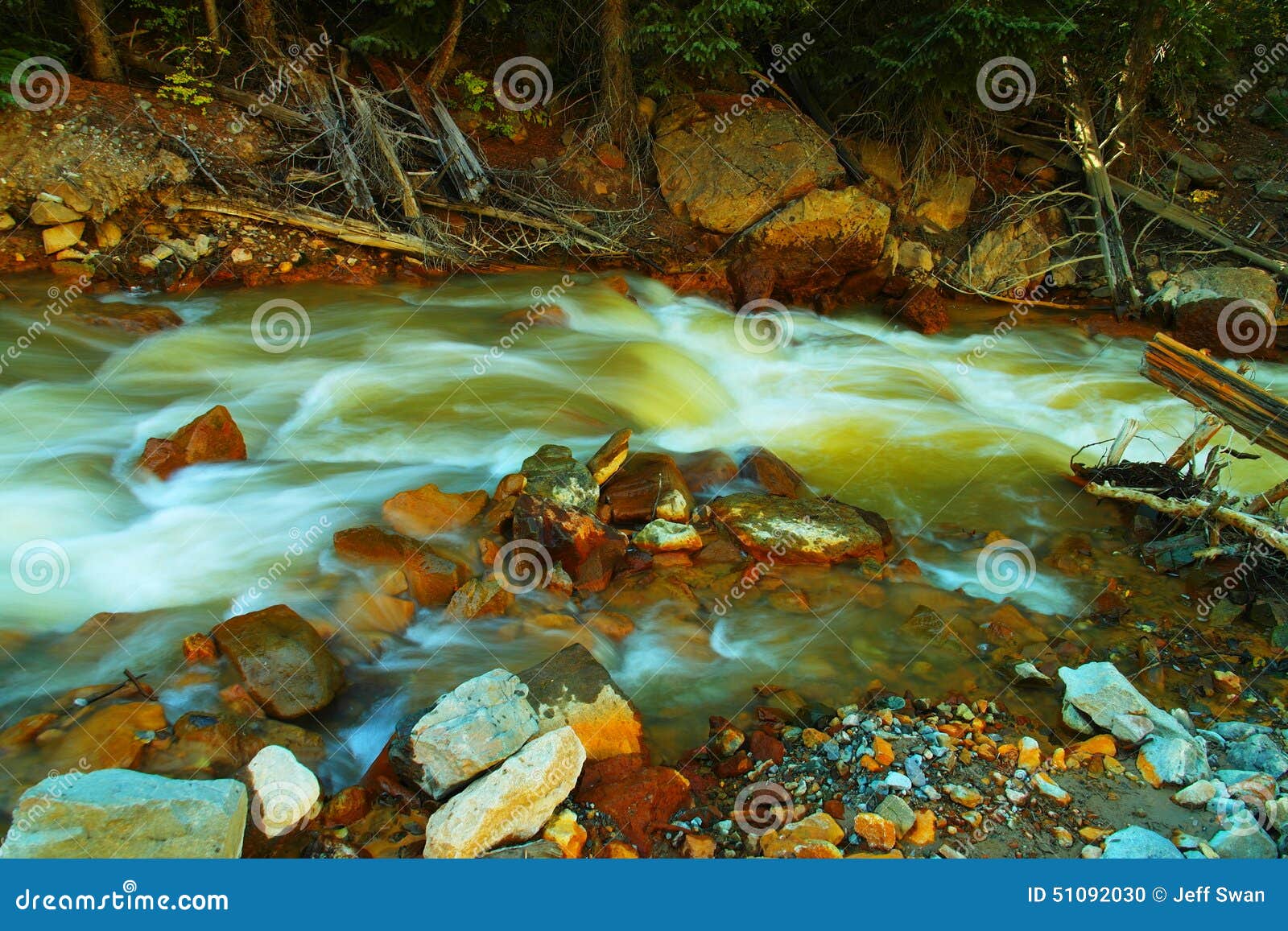 Colorful water stock photo. Image of rocks, long, nature - 51092030