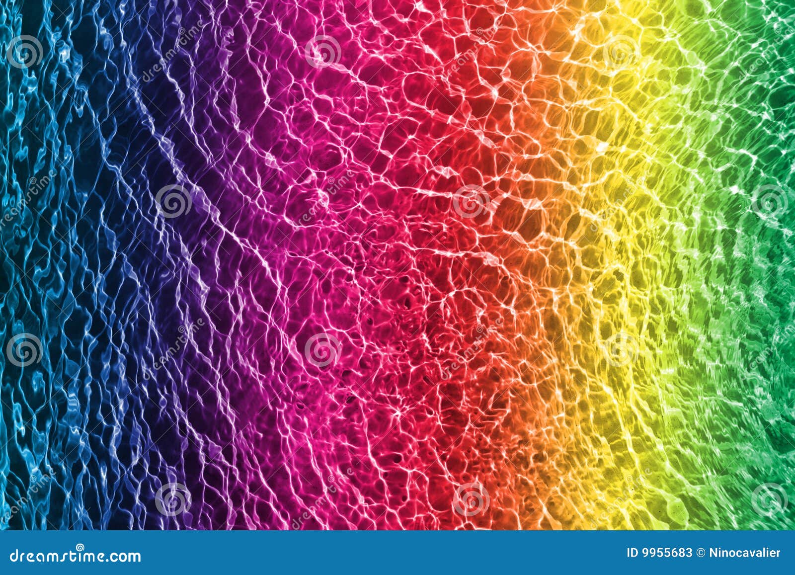 Colorful Water Waves Texture Stock Image - Image of pattern, floor: 9955683