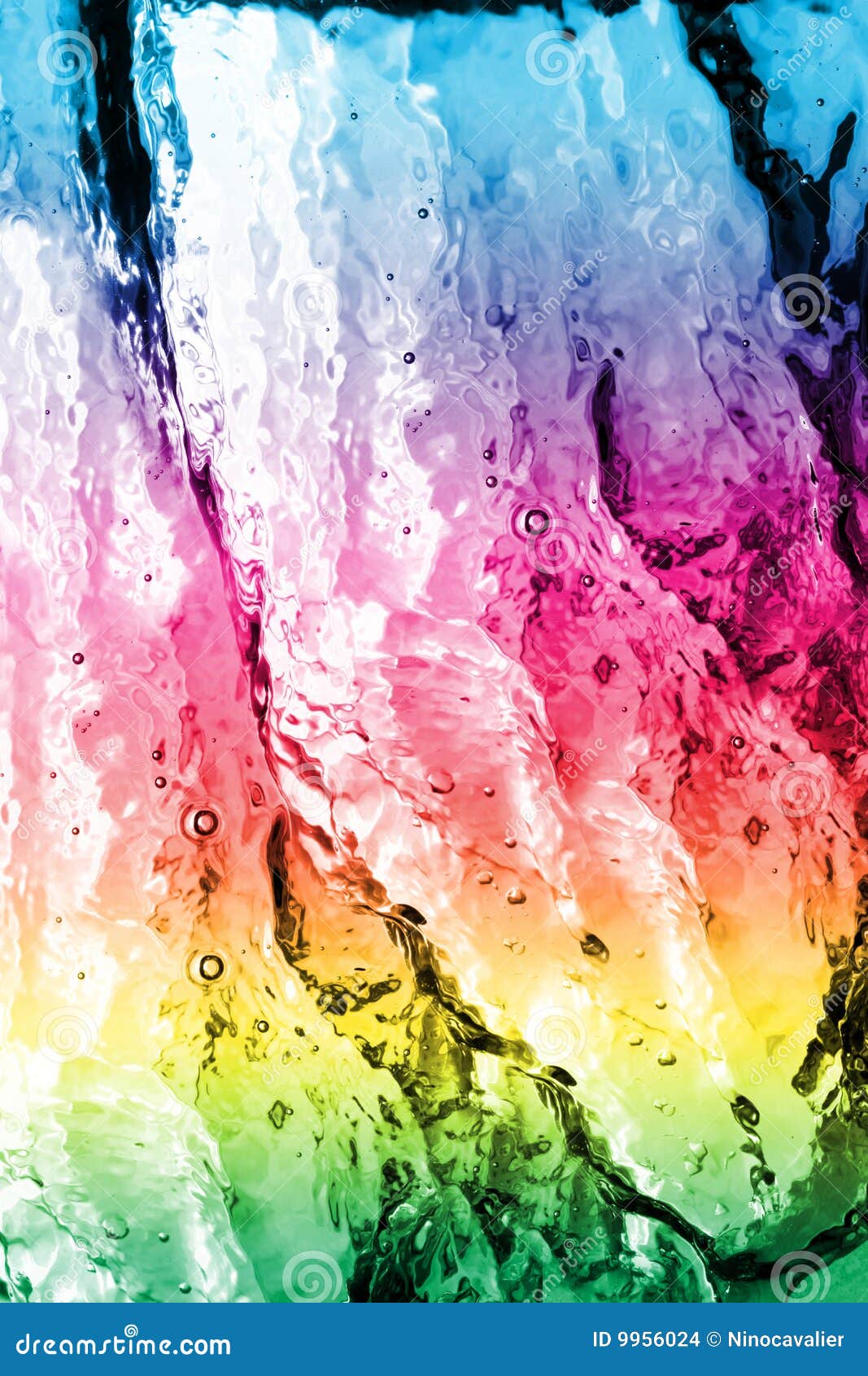 Colorful Water Waves Texture Stock Photo - Image of scene, clean: 9956024