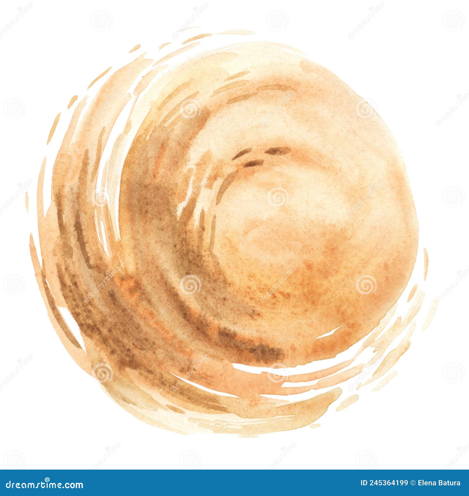 Colorful watercolor blotch stock illustration. Illustration of artistic ...