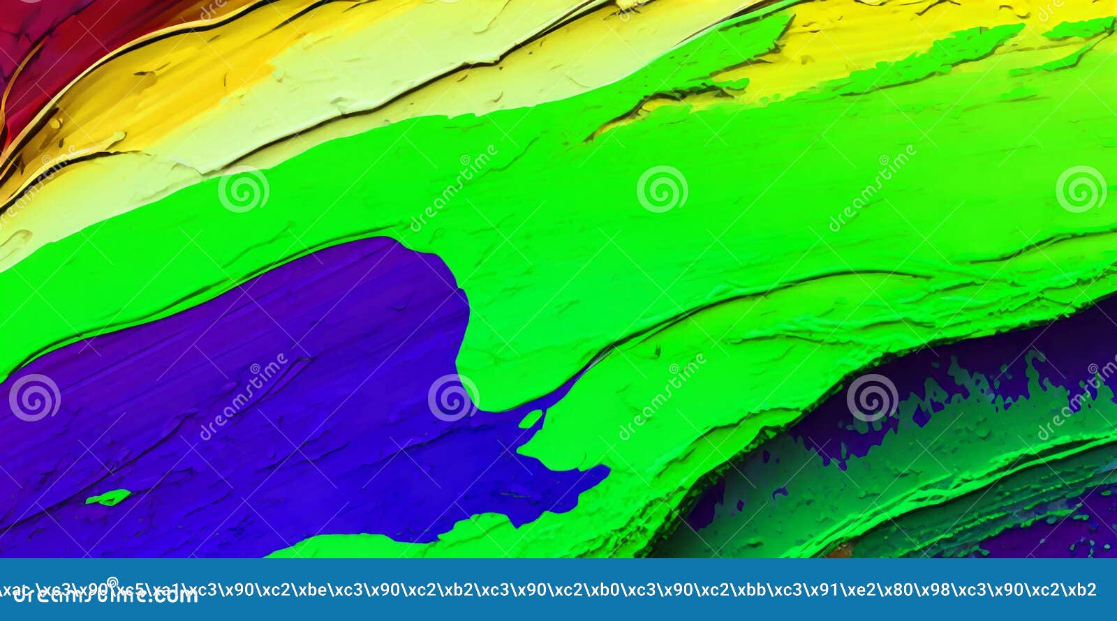 Colorful Watercolor Layers Panorama Texture Stock Illustration ...