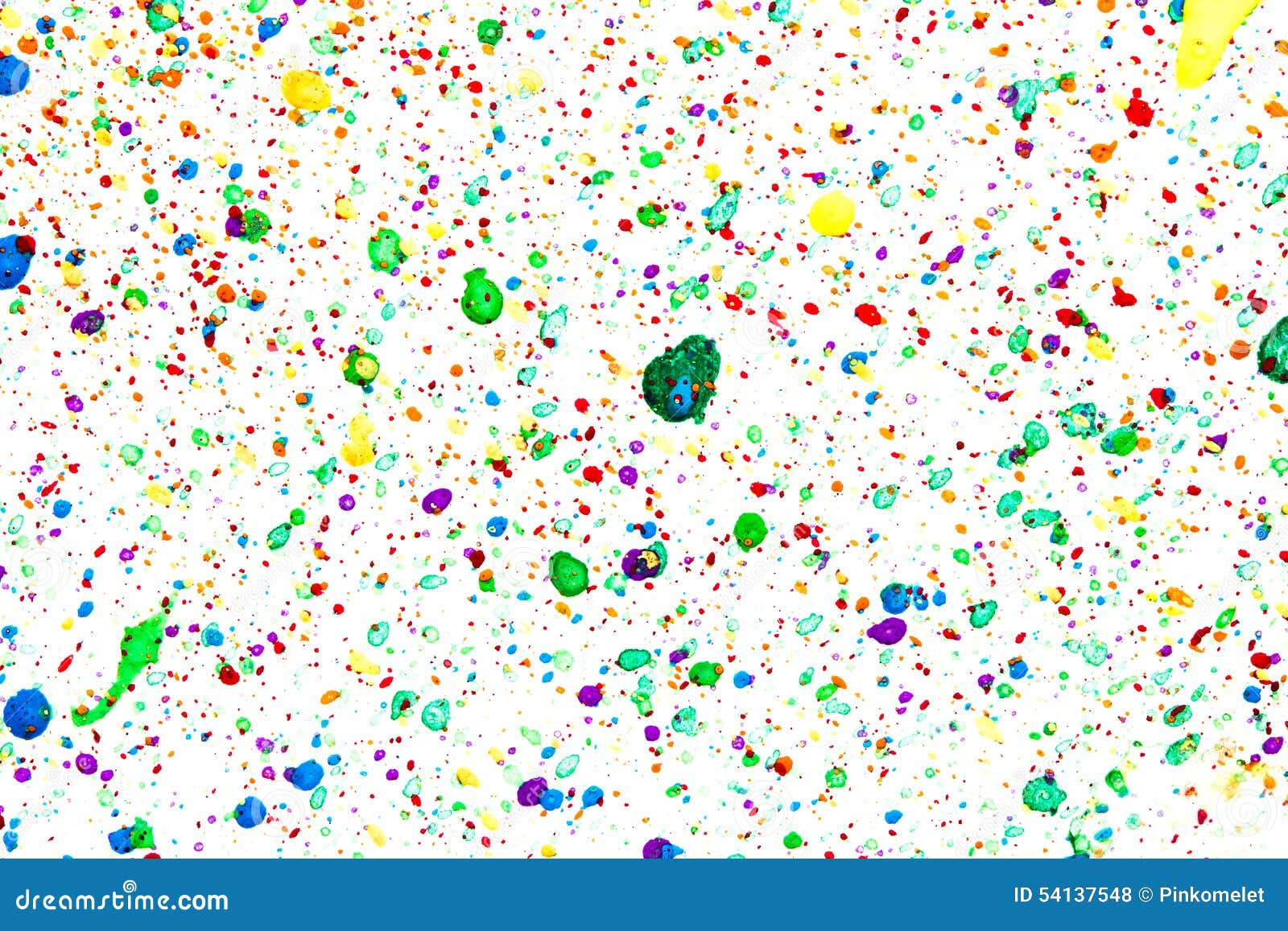 Colorful of Watercolor Spray and Splash on White Background Stock Photo ...